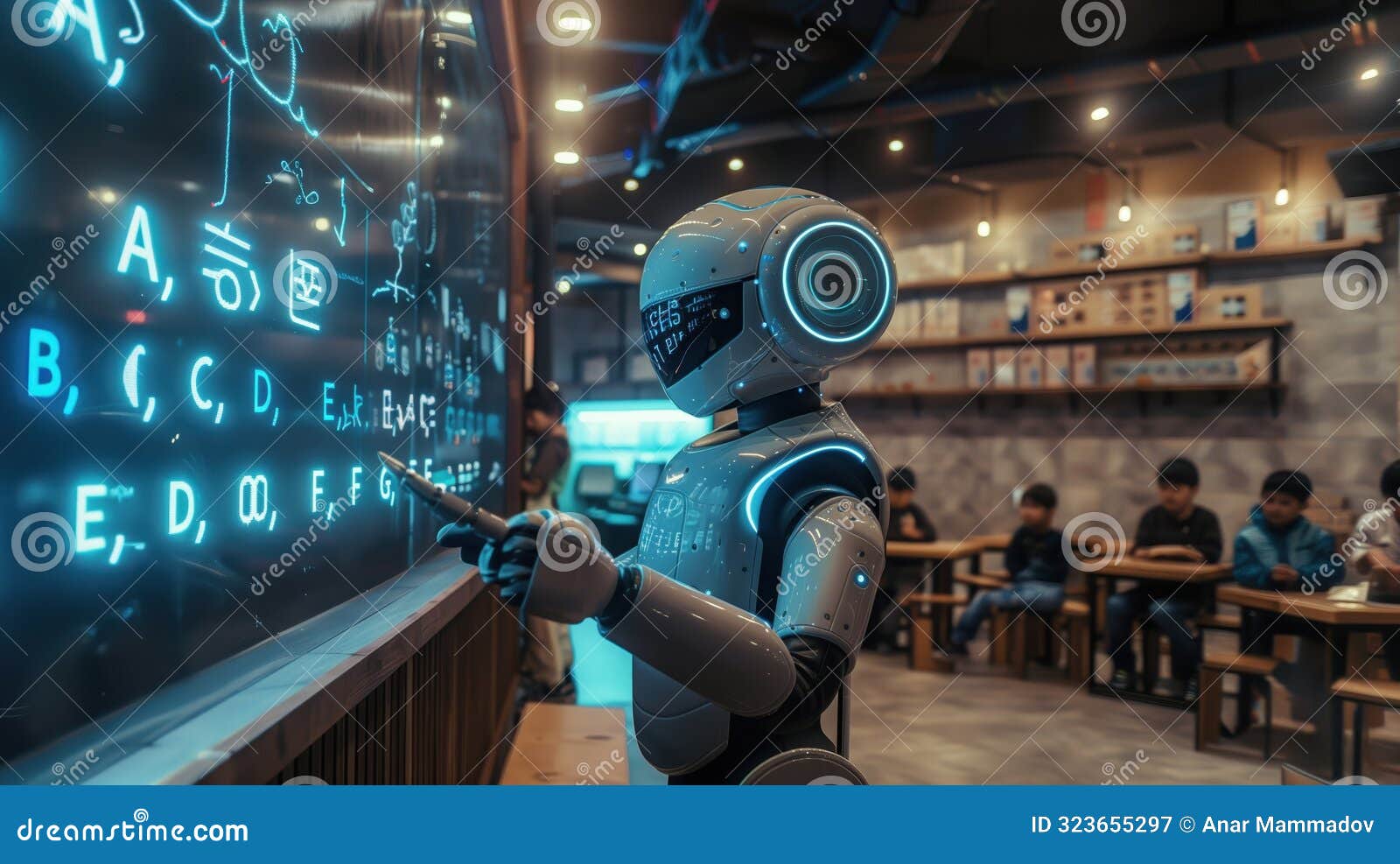 A Robot with Artificial Intelligence Provides Instruction in a ...