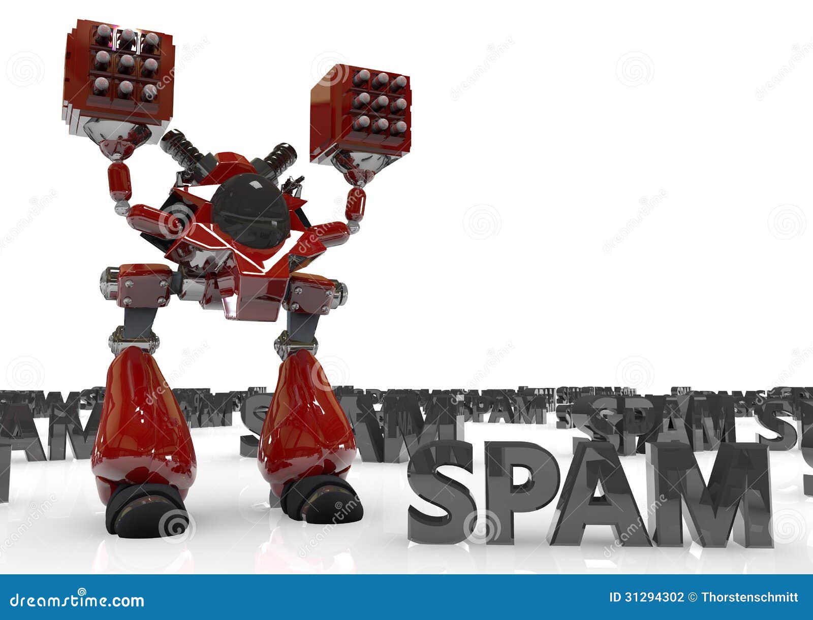 Robot Artificial Intelligence Virus Protection Stock Illustration ...