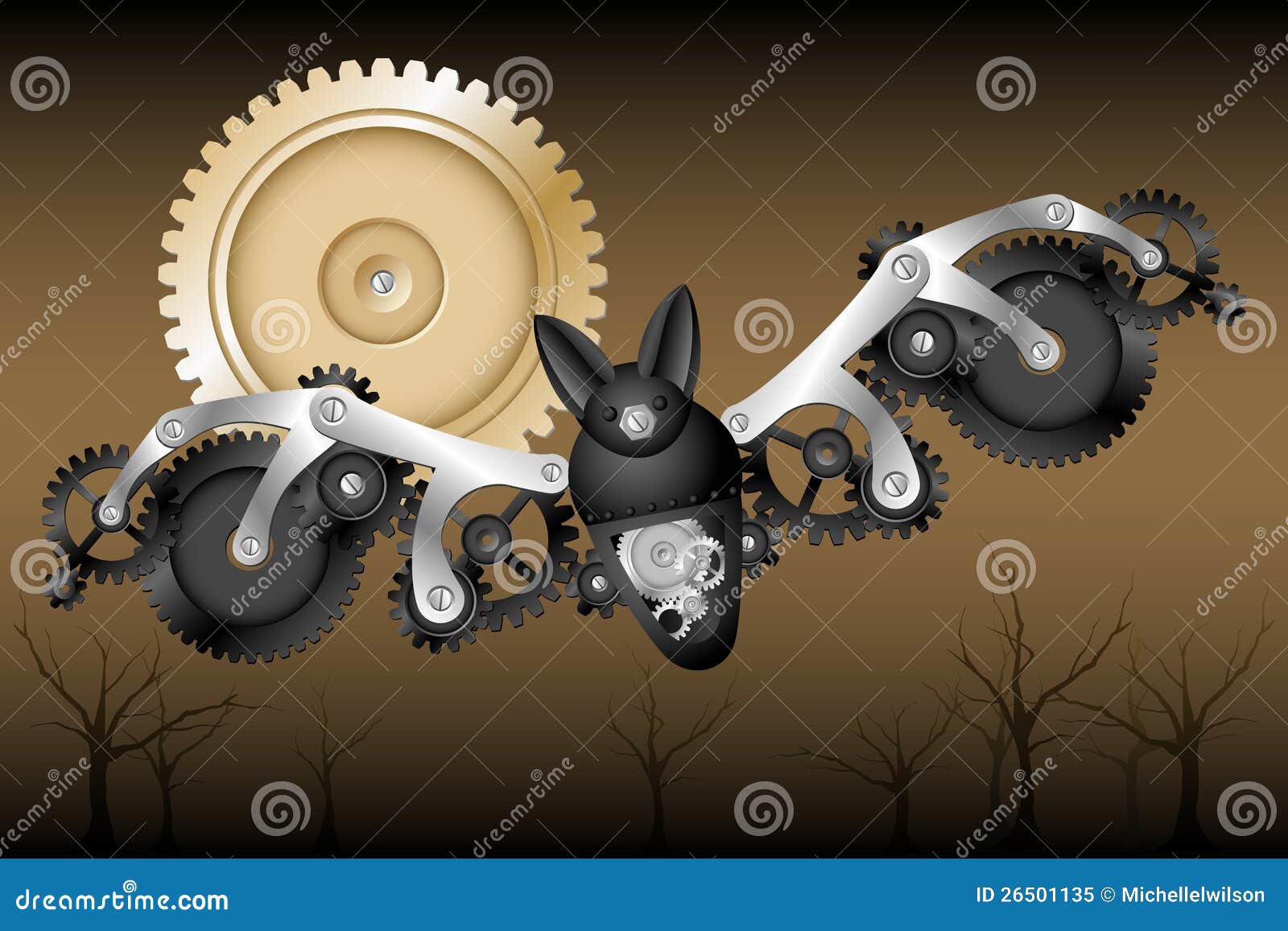 Robot Bat stock vector. Illustration of factory, mechanism - 26501135