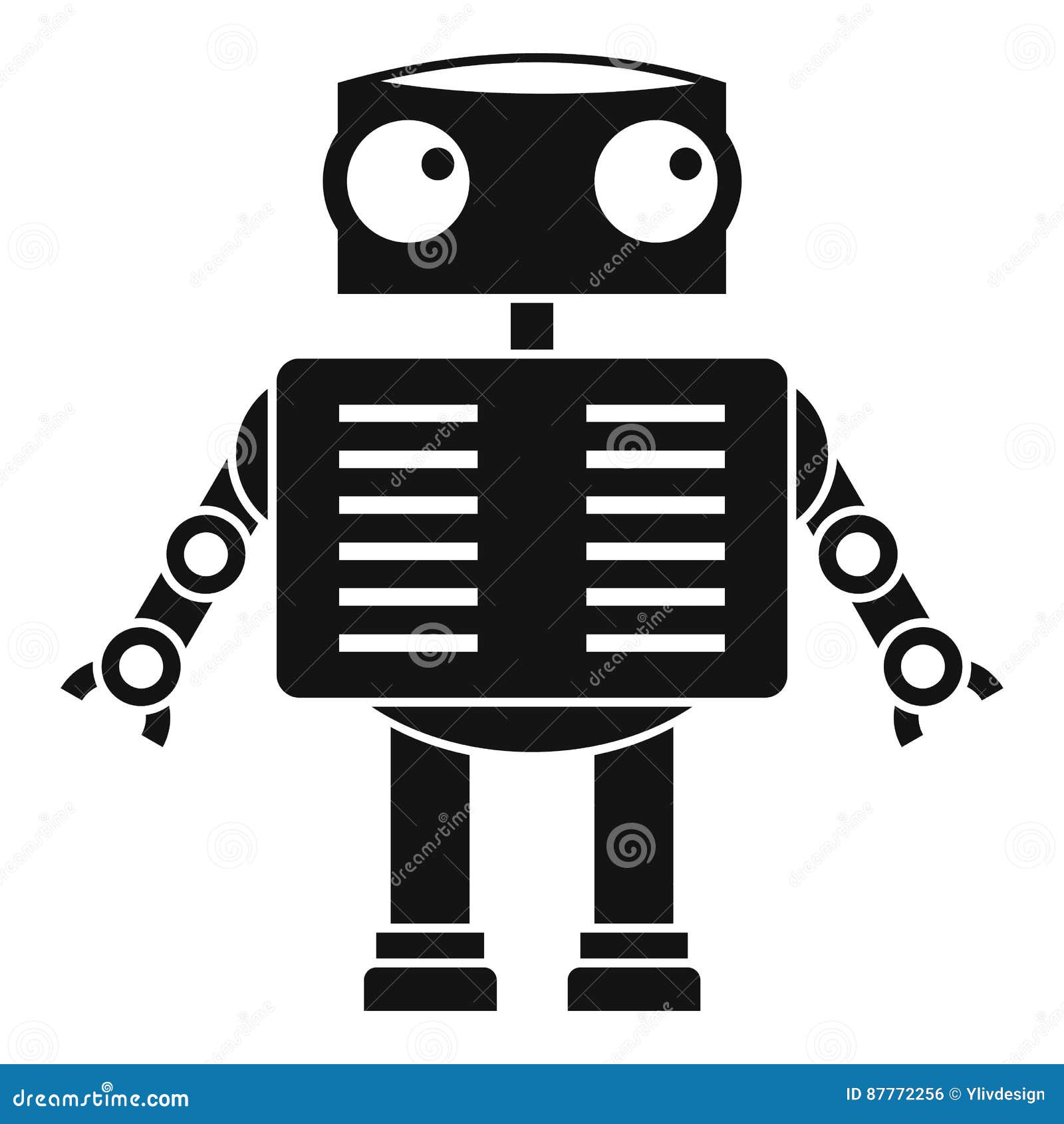 Robot Eye Vector