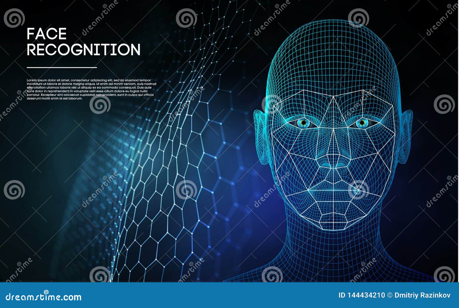 Concept Of Sensor Implanted Into Human Eye Royalty-Free Stock Photo ...