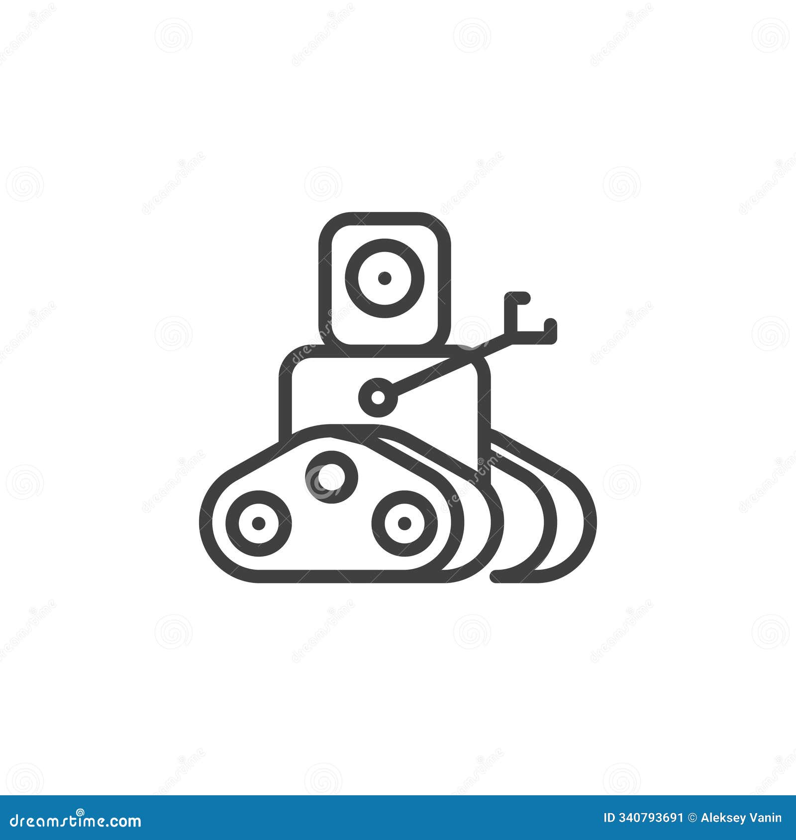 Robot Builder With A Hammer Stock Photography | CartoonDealer.com #60940904