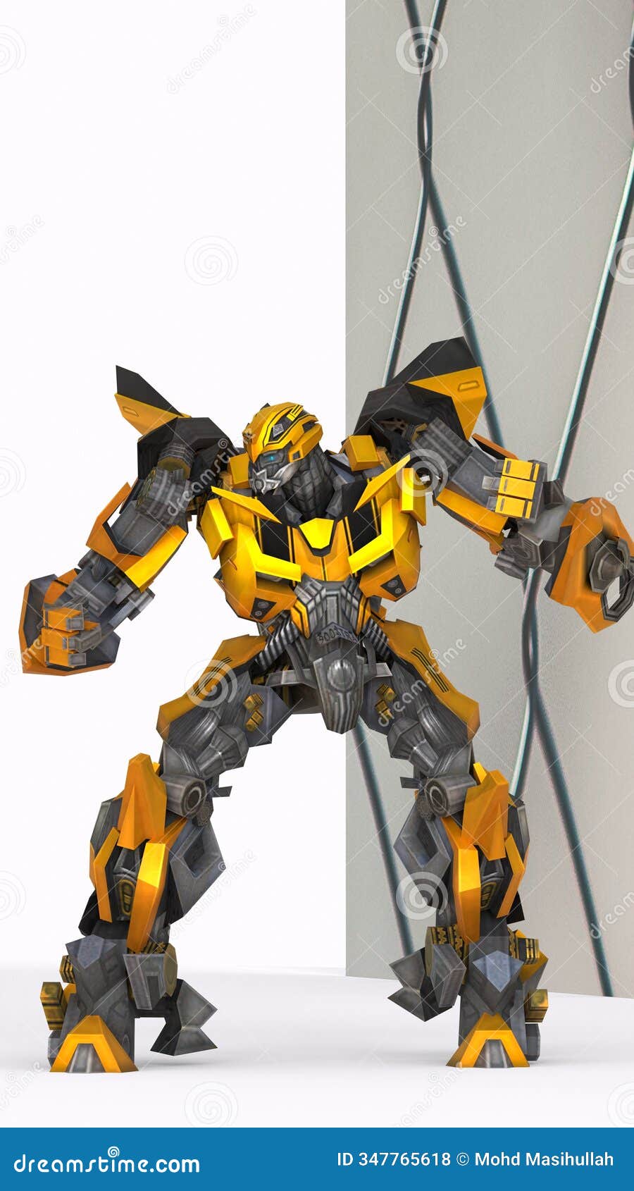 Robot and Robot Car with White Background Editorial Stock Photo - Image ...