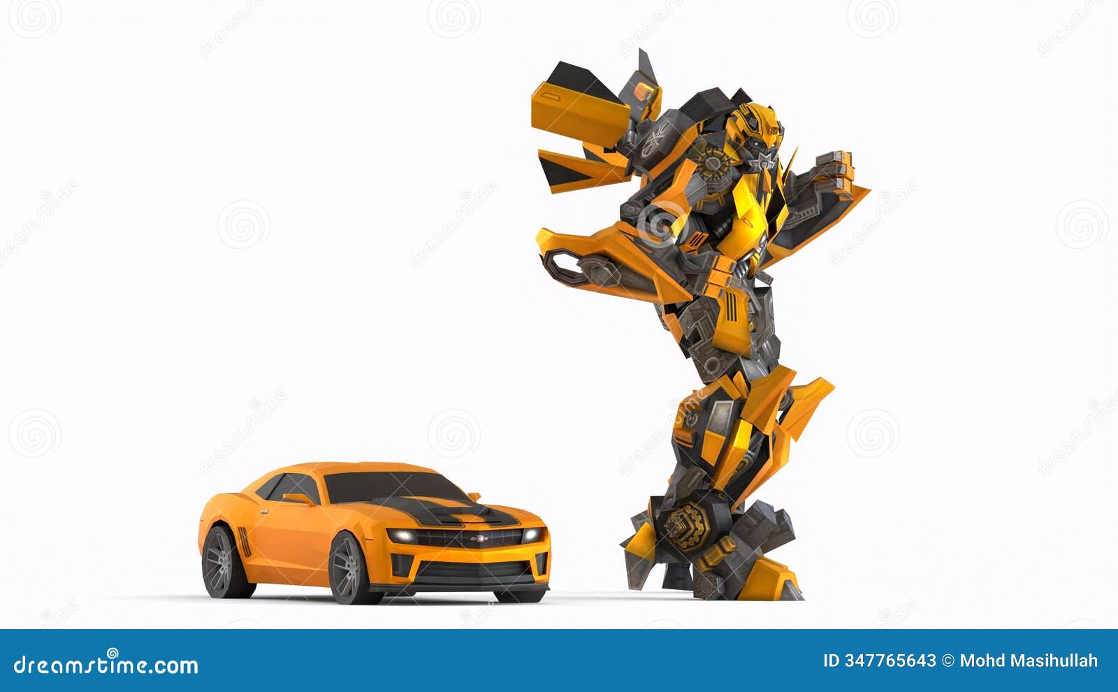 Robot and Robot Car with White Background Editorial Stock Photo - Image ...