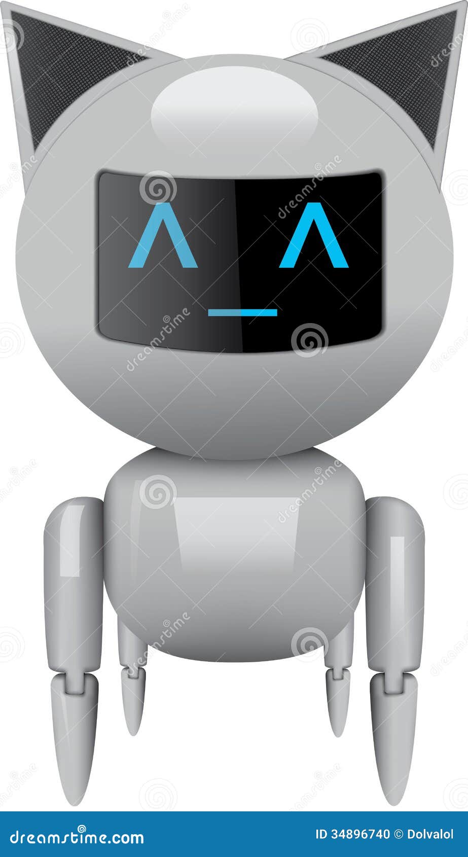 Leopard Robot Colored. Outline Only. Without Outline. Black Fill ...