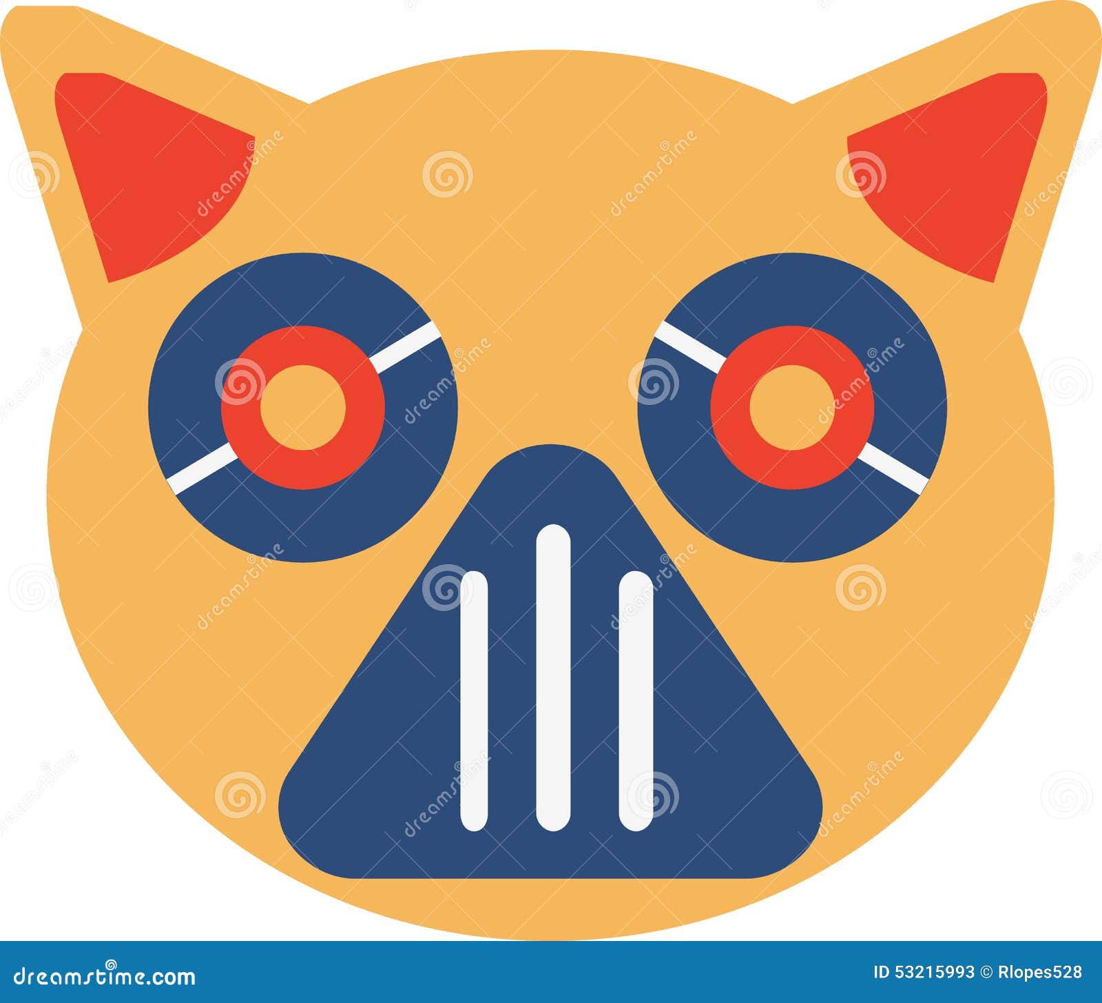 Robot Cat Logo stock vector. Illustration of petshop - 53215993