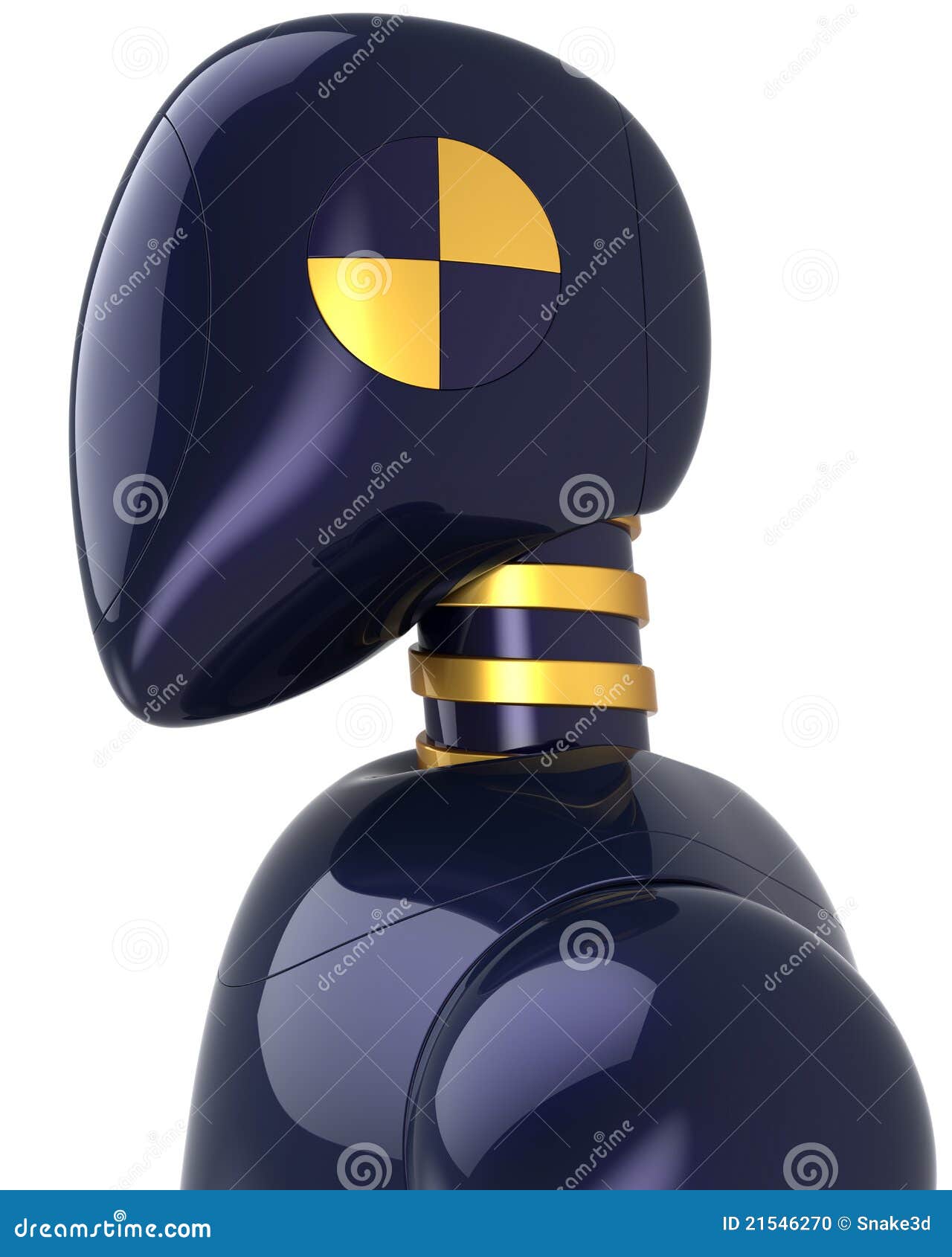 Robot Character Crash Test Dummy Cyborg Stock Illustration ...