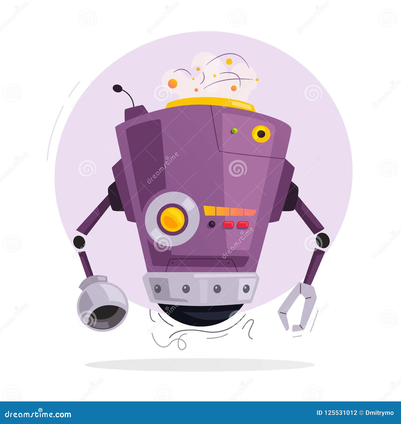 Robot Character. Technology, Future Stock Vector - Illustration of icon ...