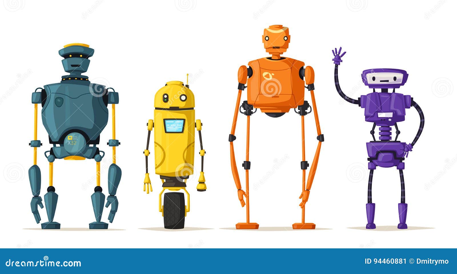 Robot Character. Technology, Future Stock Vector - Illustration of ...