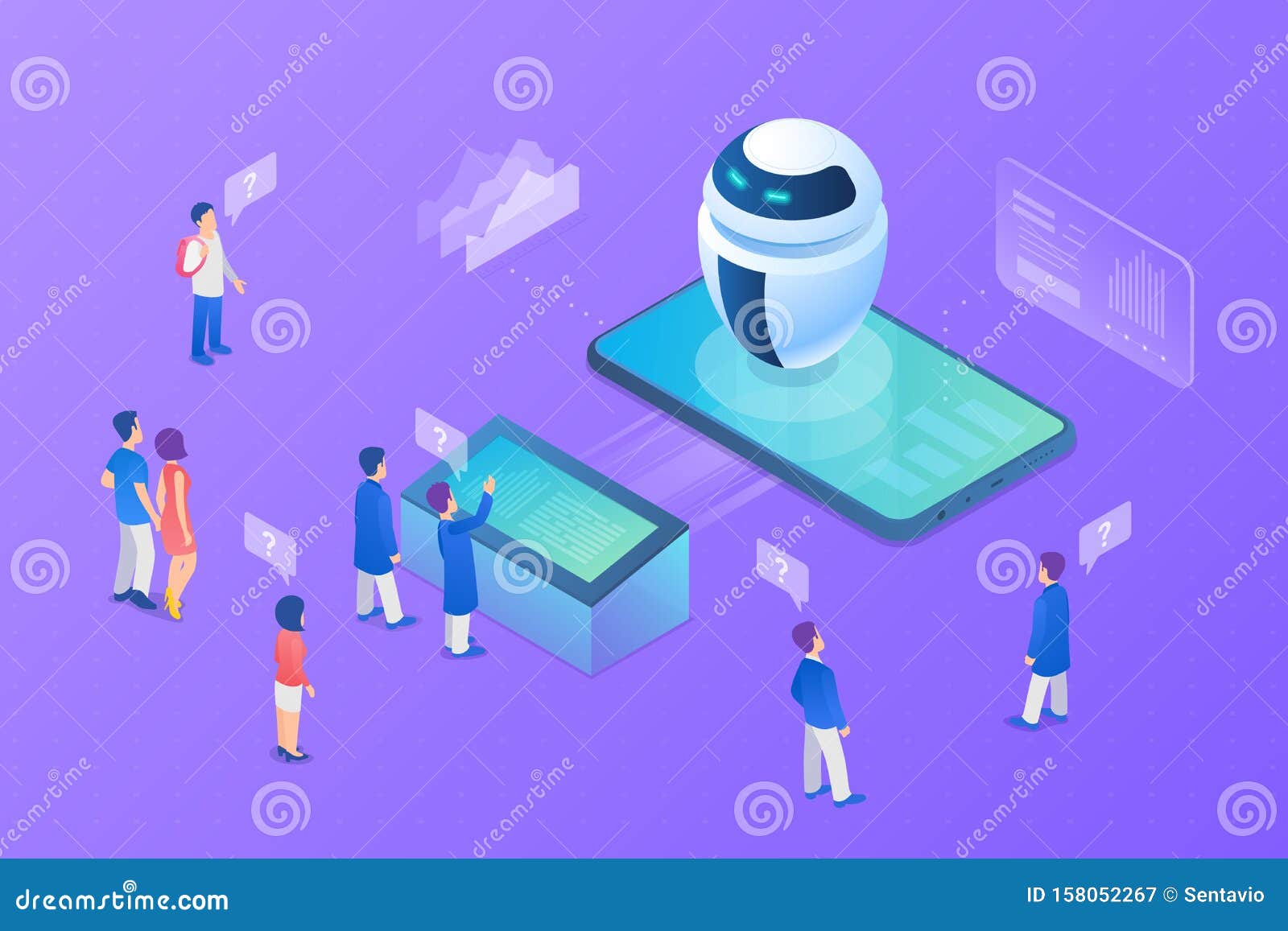 AI Robot. Chat Robot. Talking Robot. Portrait Artwork. Concept Art ...