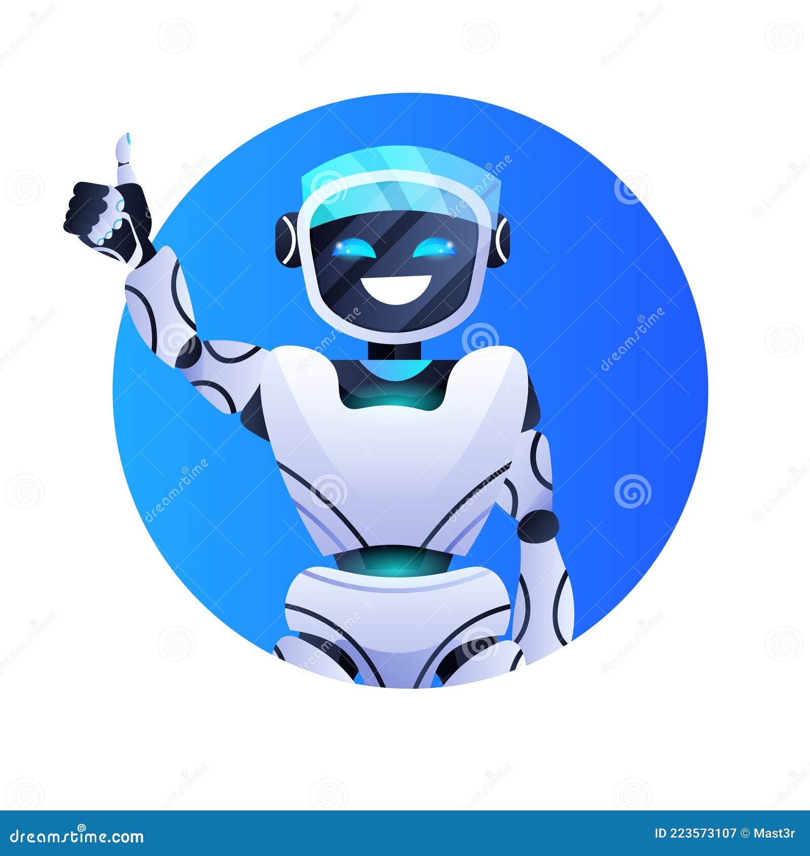 Robot Chatbot Assistant Modern Robotic Character Artificial ...