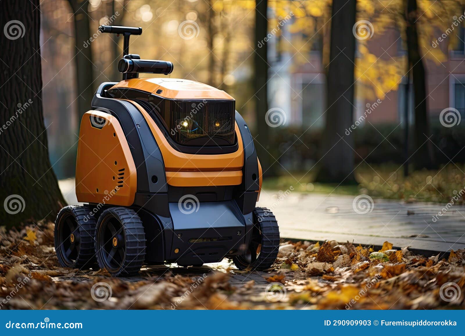 Robot Cleaner for Collecting Garbage in City Parks and on the Streets ...