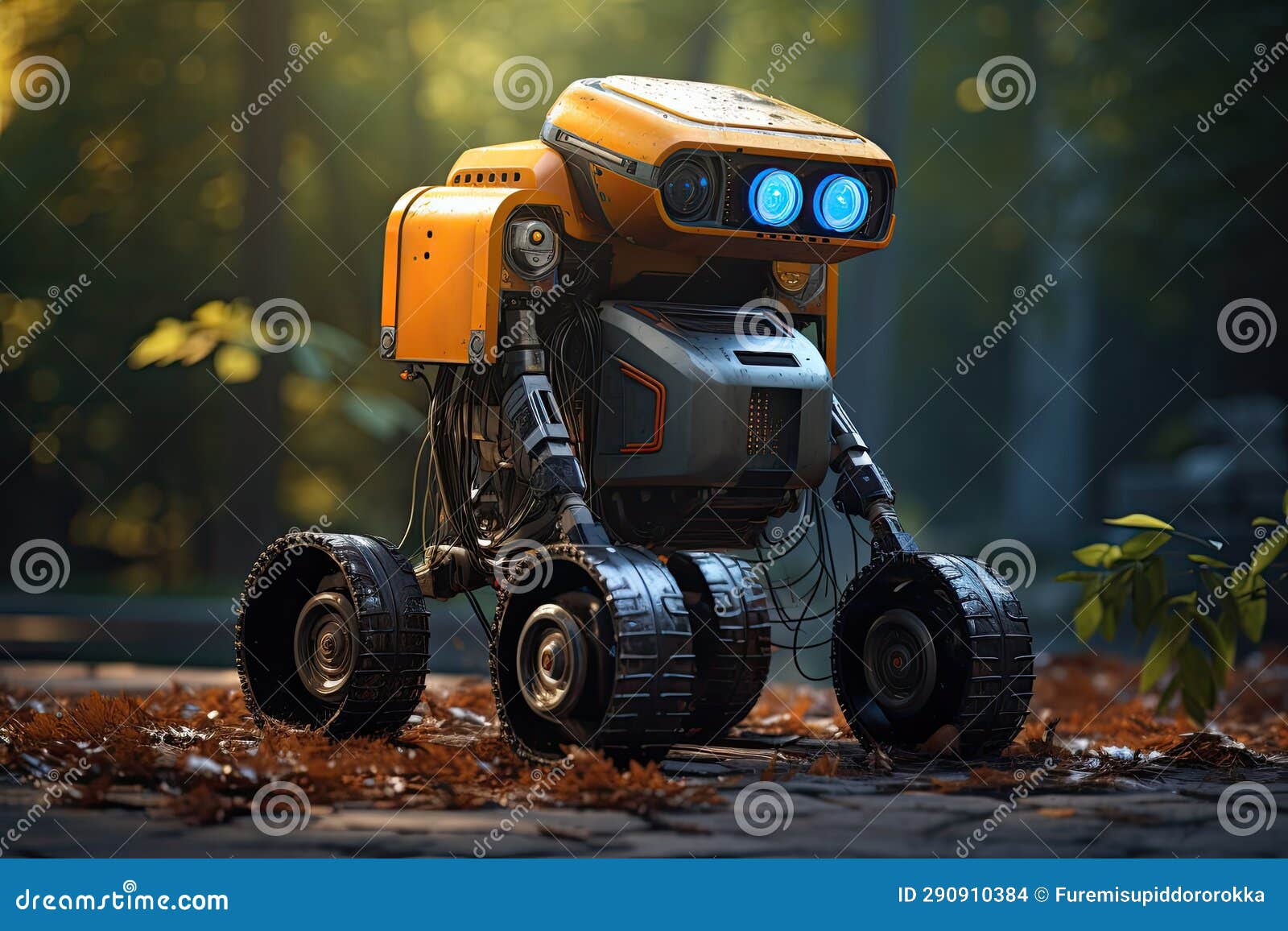 Robot Cleaner for Collecting Garbage in City Parks and on the Streets ...