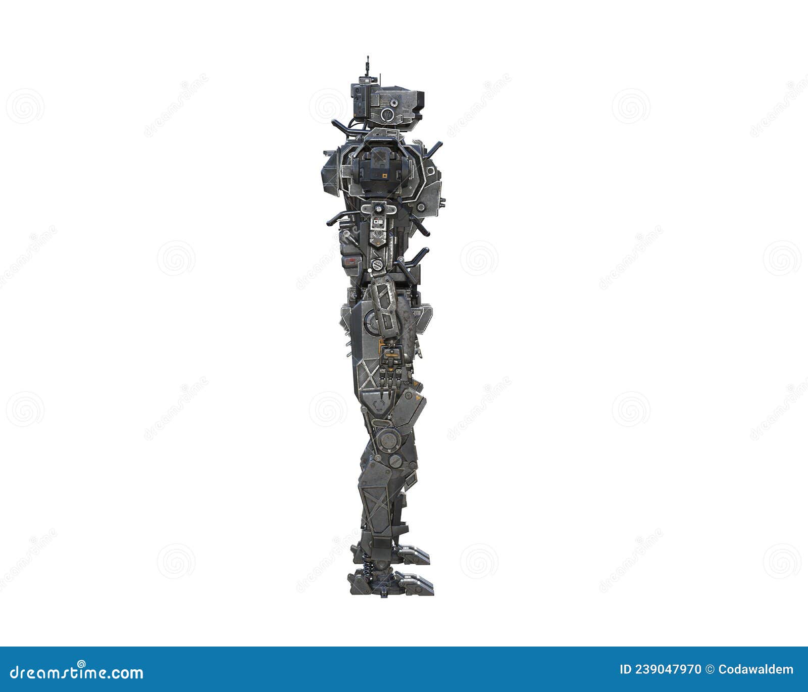 Robot. Clipart Illustration for Photo Collage or Photo Manipulation ...