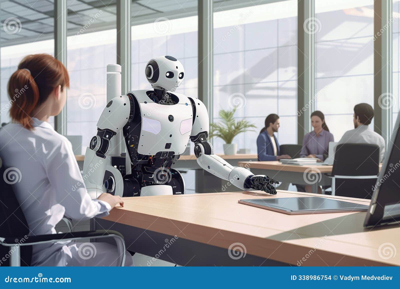 Human Employee Vs Ai Artificial Intelligence Versus Comparison Opposite ...