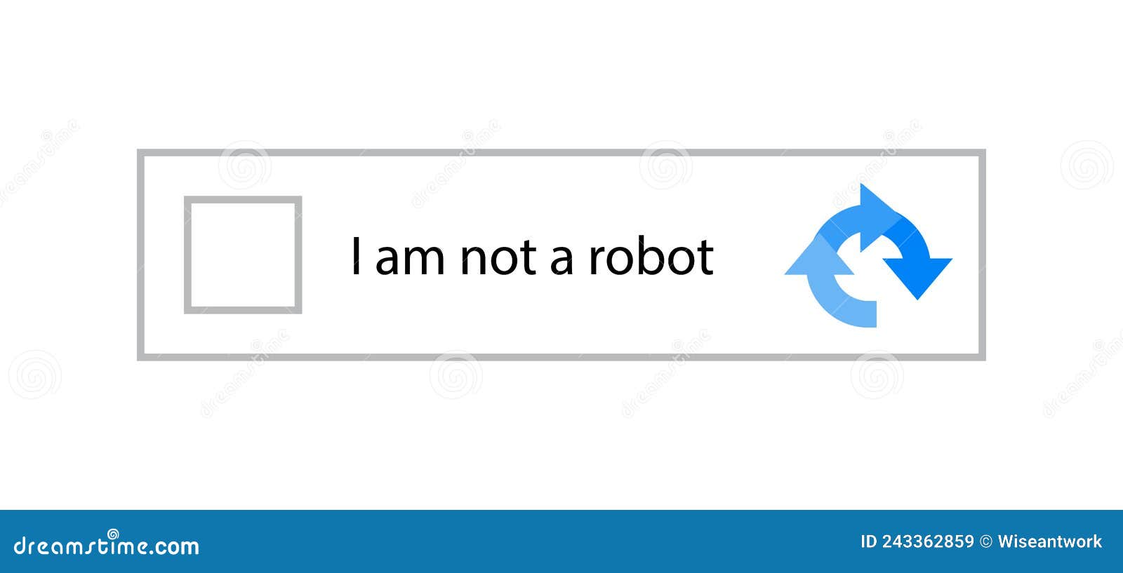 Robot Code Captcha And Recaptcha Button Captcha Test Password Turing