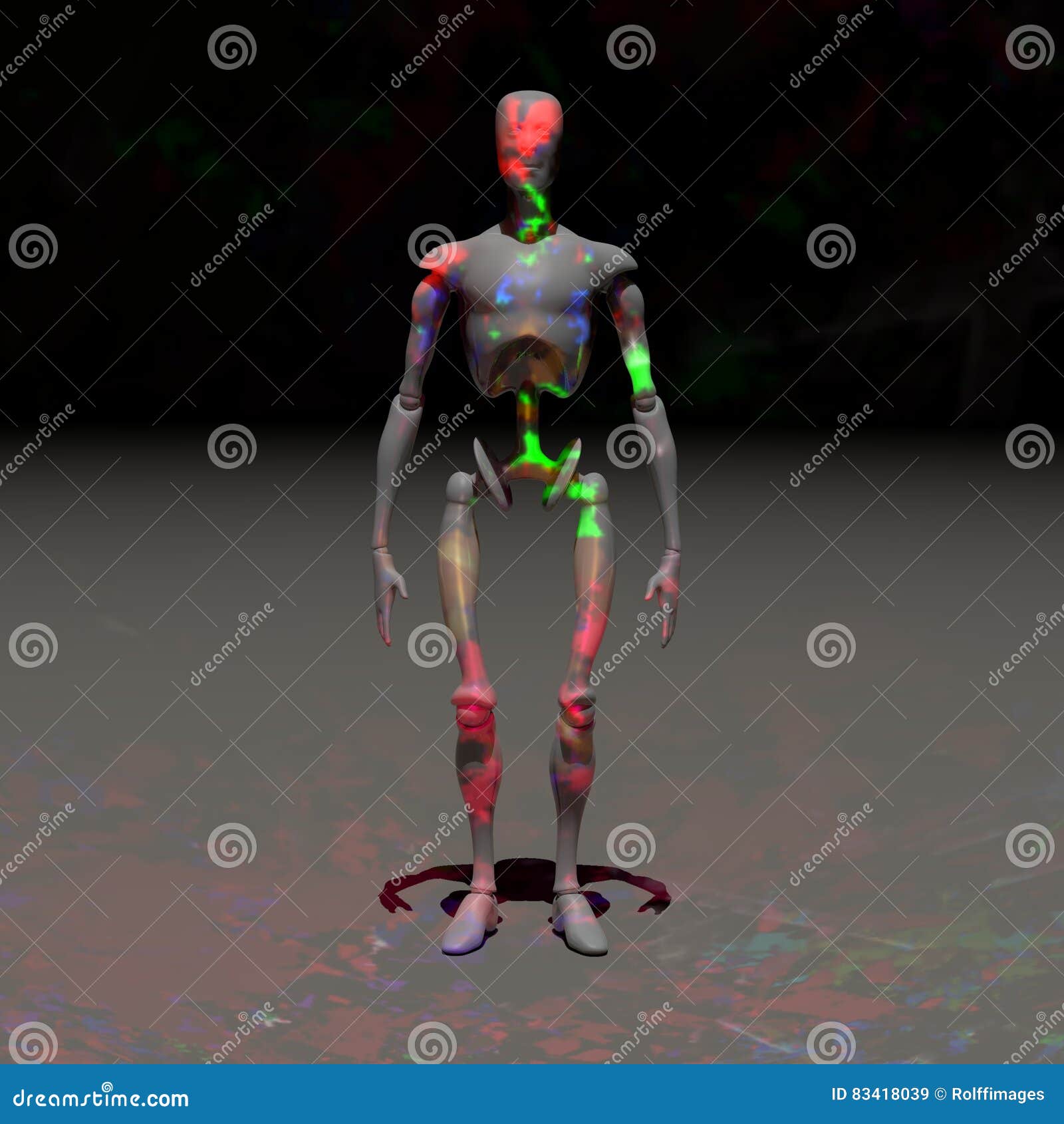 Robot stock illustration. Illustration of modern, imagination - 83418039