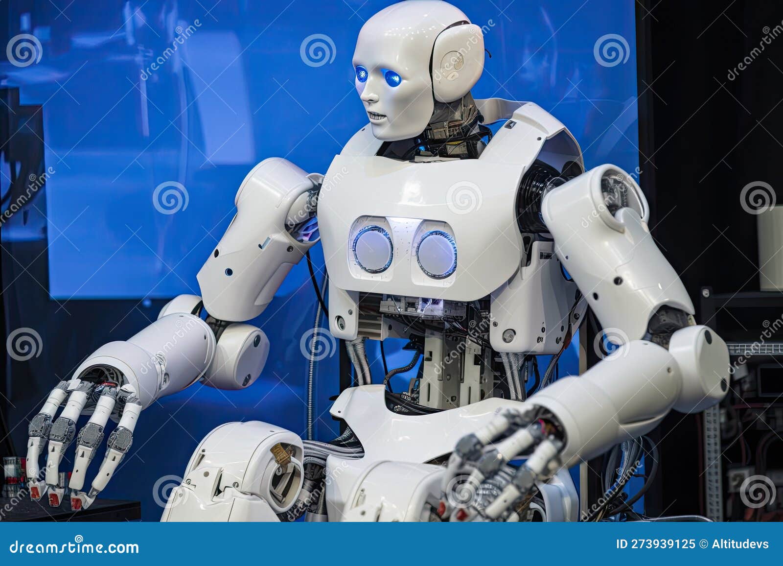 Robot, Complete with Realistic Simulation Environment and Lifelike ...