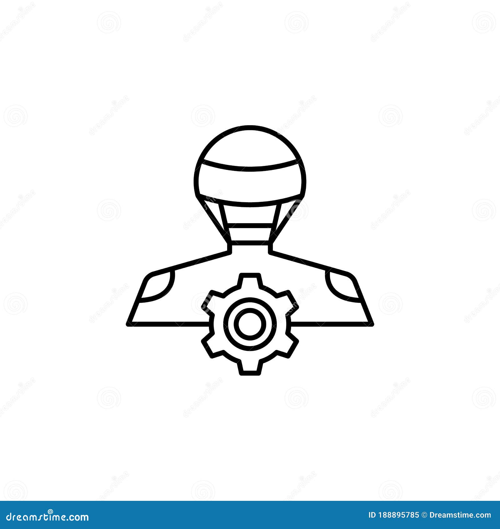 Robot Configuration Icon. Element of Robotics Engineering for Mobile ...