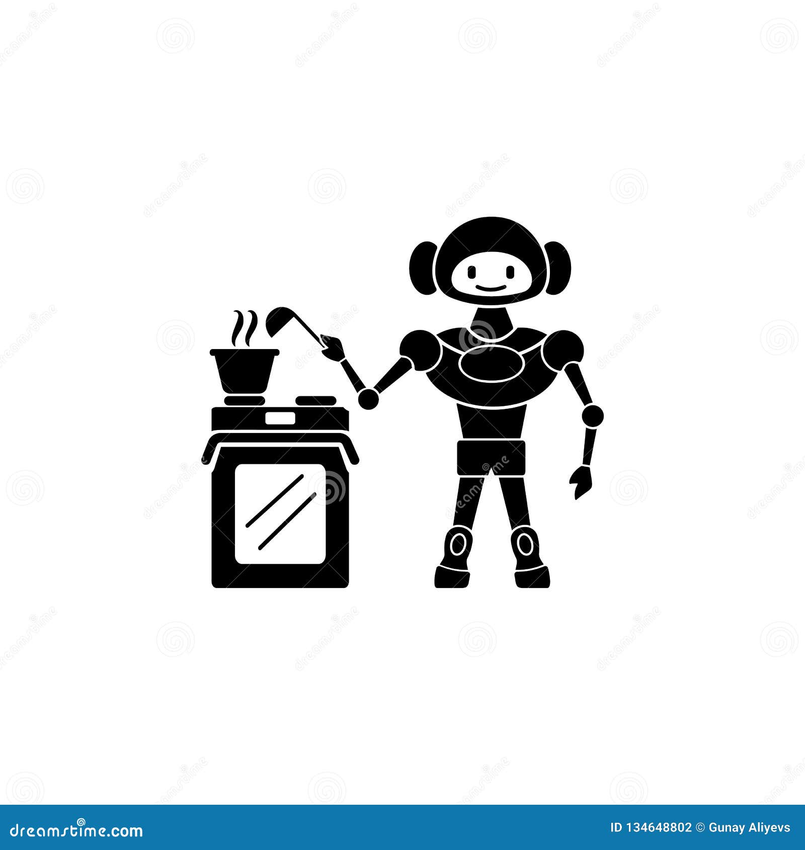 Robot Cook Icon. Element of Home Robot Icon for Mobile Concept and Web ...