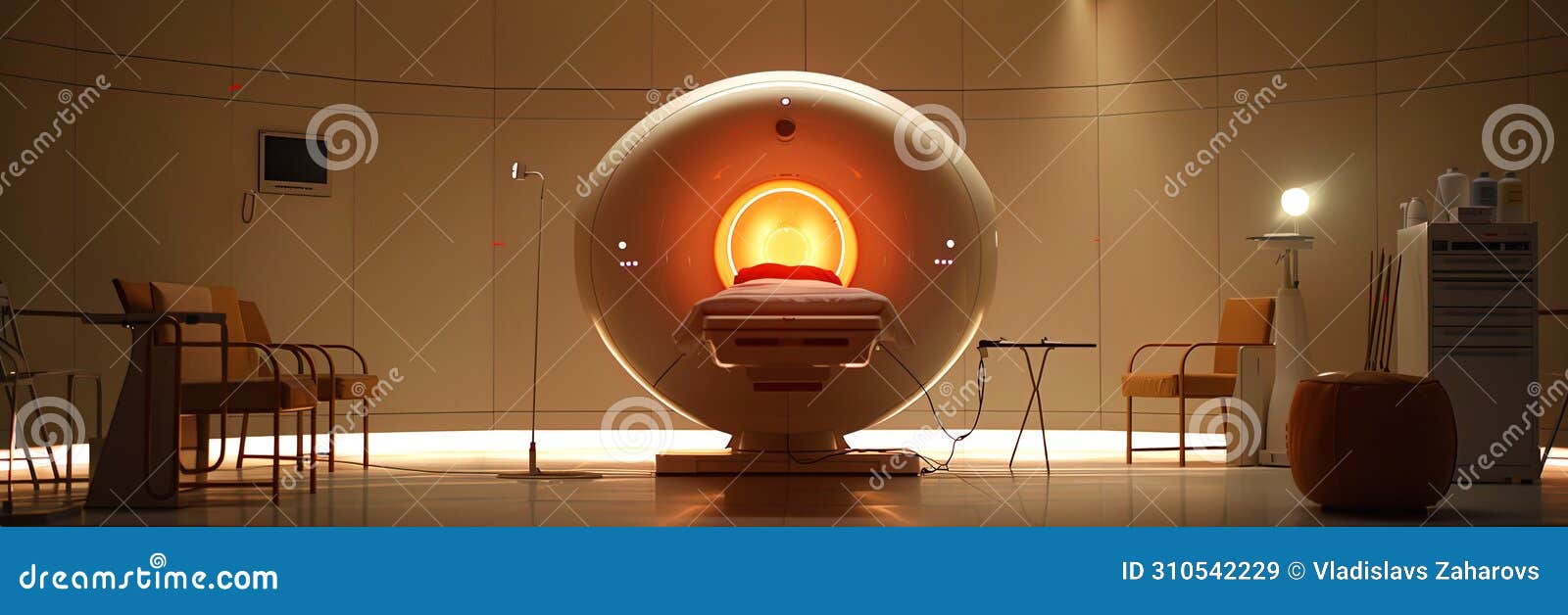 Robot Cot Traveling Around Space Station Stock Image - Image of orange ...