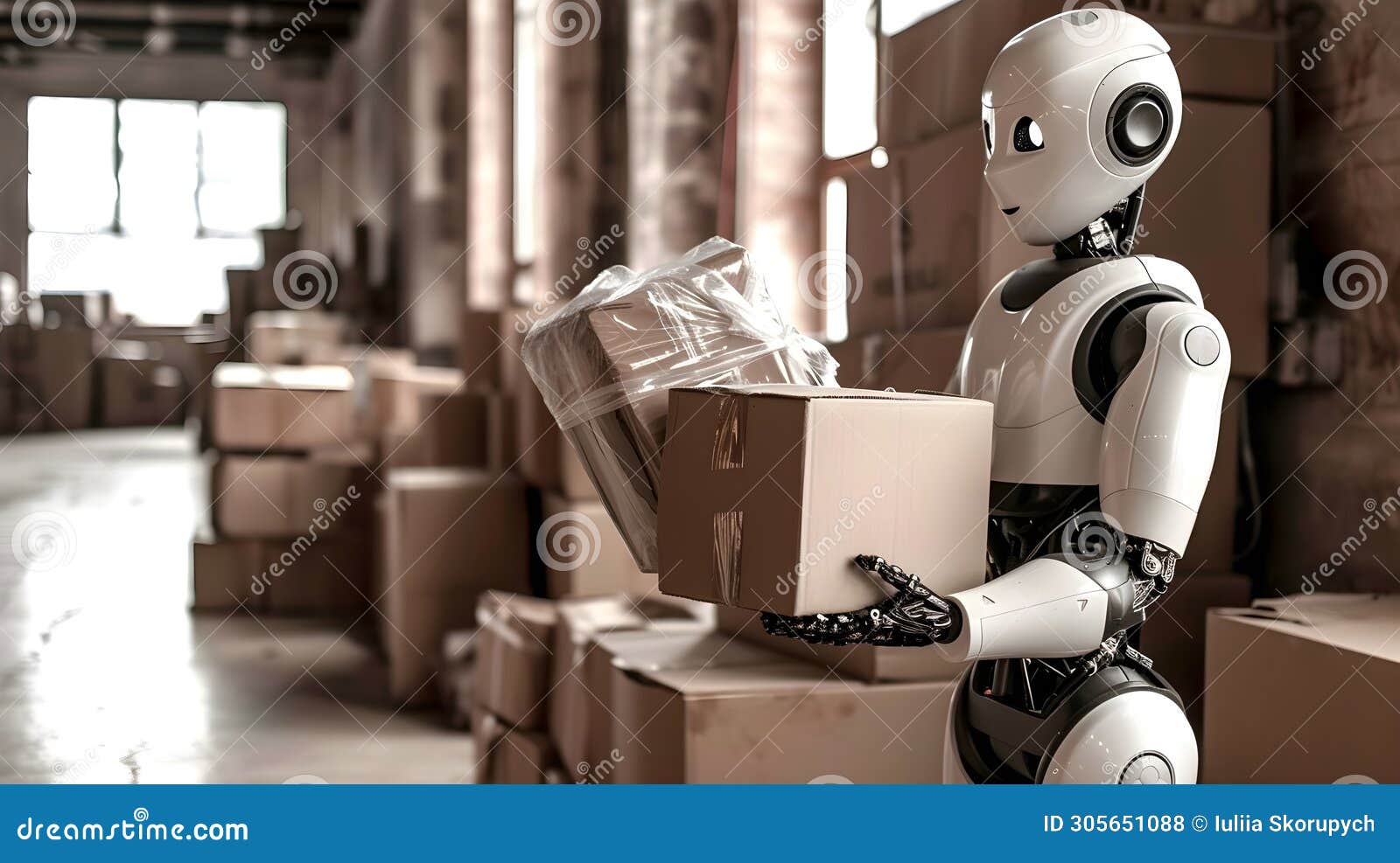 Robot Courier As a Symbol of Technological Progress and Innovation ...