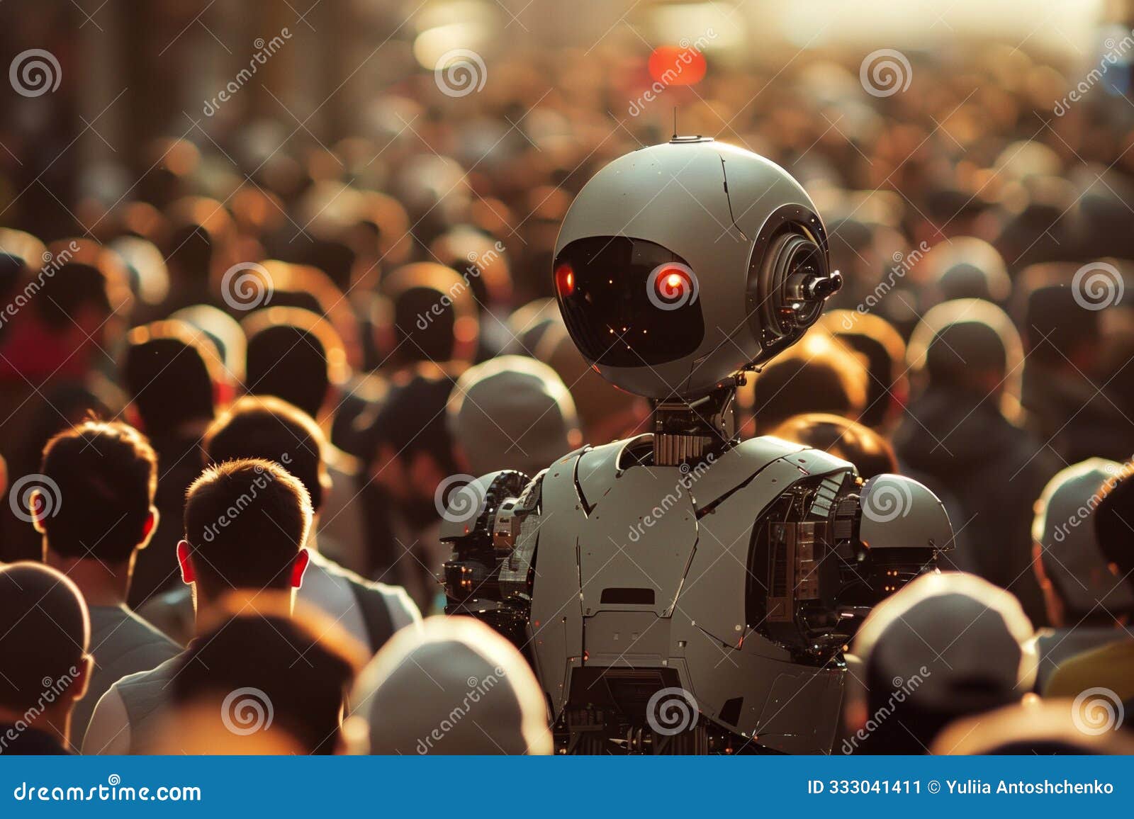 A Robot in a Crowd of People.Introduction of Robots into People S ...