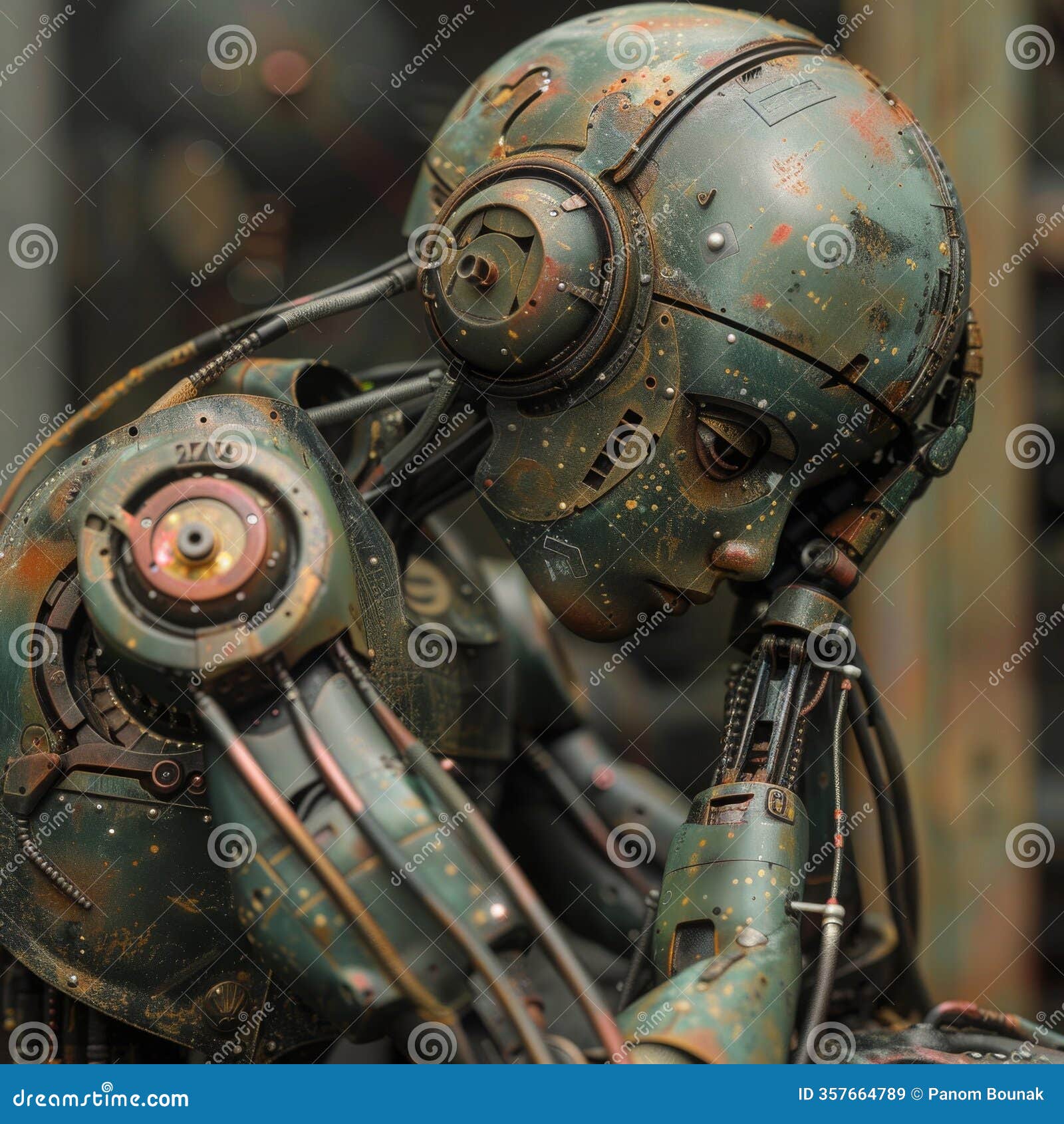 Futuristic Machine City, Where The Streets Are Lined With Clock Towers ...