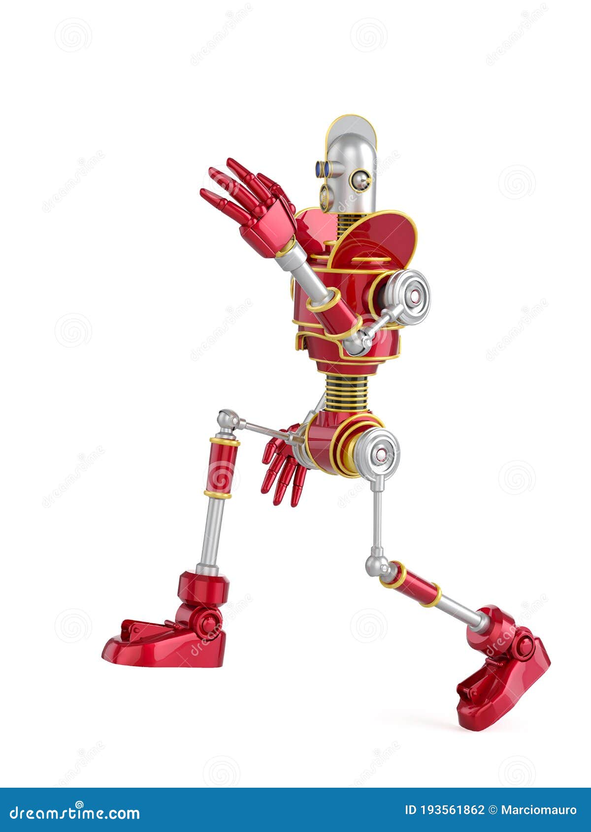 Art deco robot stock illustration. Illustration of elegance - 193561862