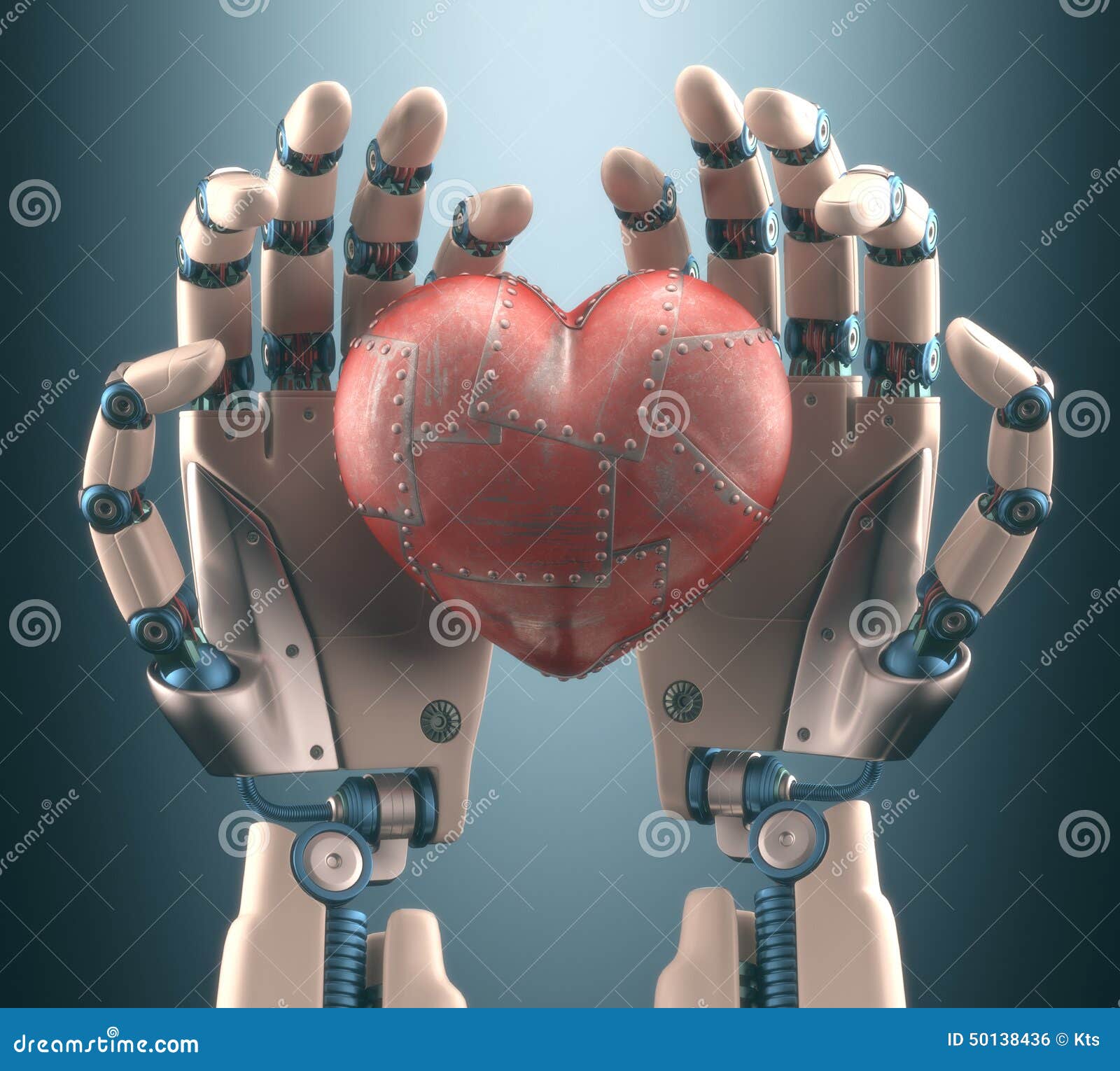 Robot del corazón foto de archivo. Imagen de robusteza - 50138436
