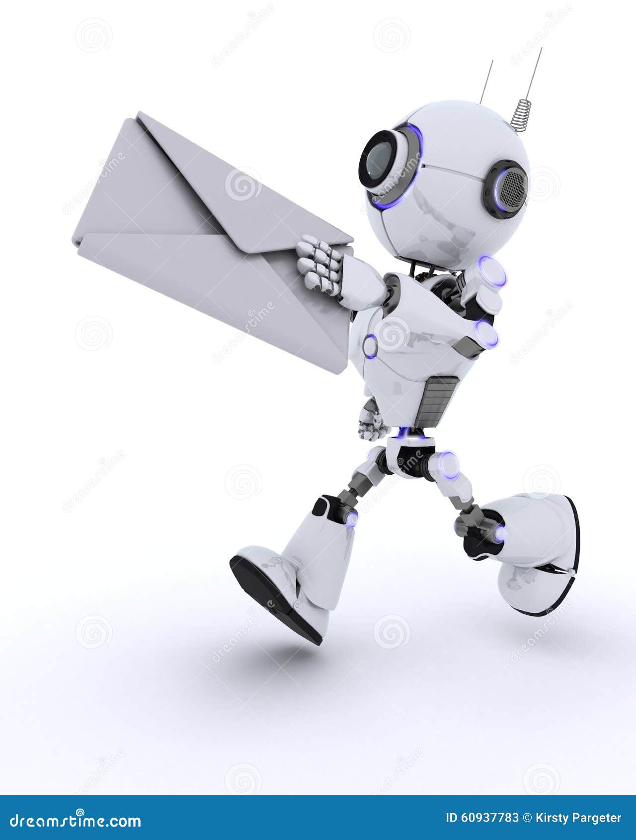 Robot Delivering Letter Stock Illustrations – 8 Robot Delivering Letter ...