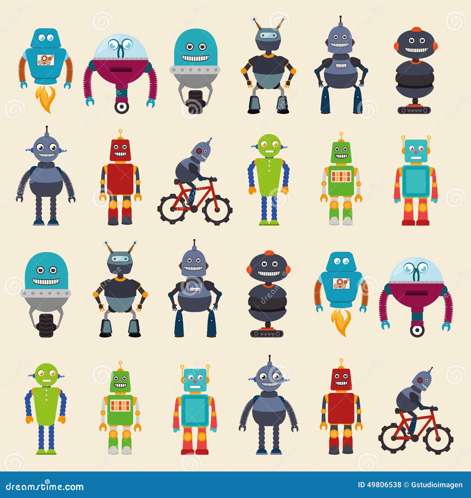 Robot Design, Vector Illustration Stock Vector - Illustration of ...
