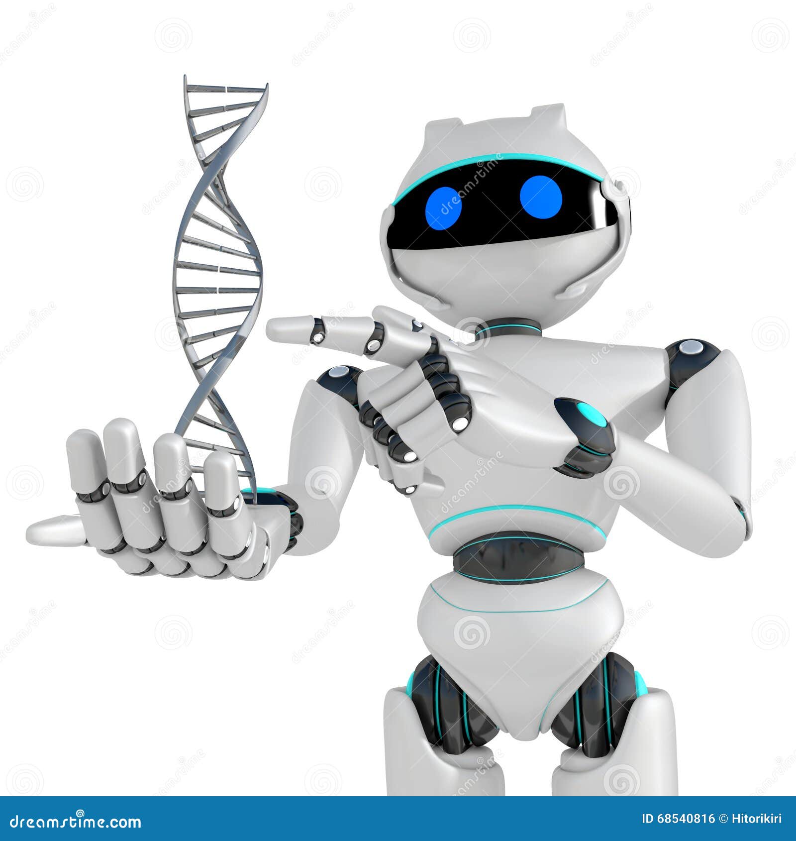 Robot DNA stock illustration. Illustration of data, machinery - 68540816