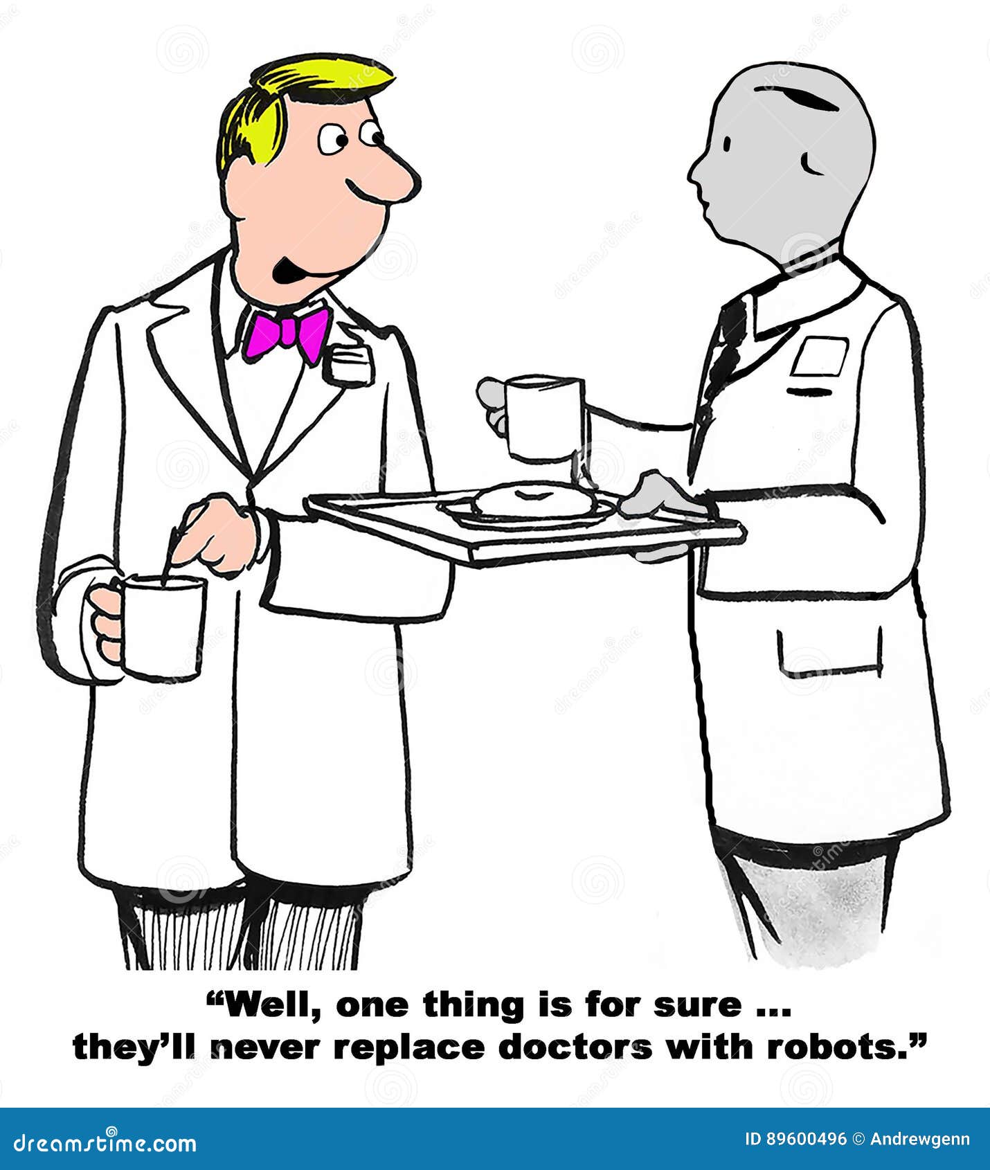 Robot doctor stock illustration. Illustration of faster - 89600496