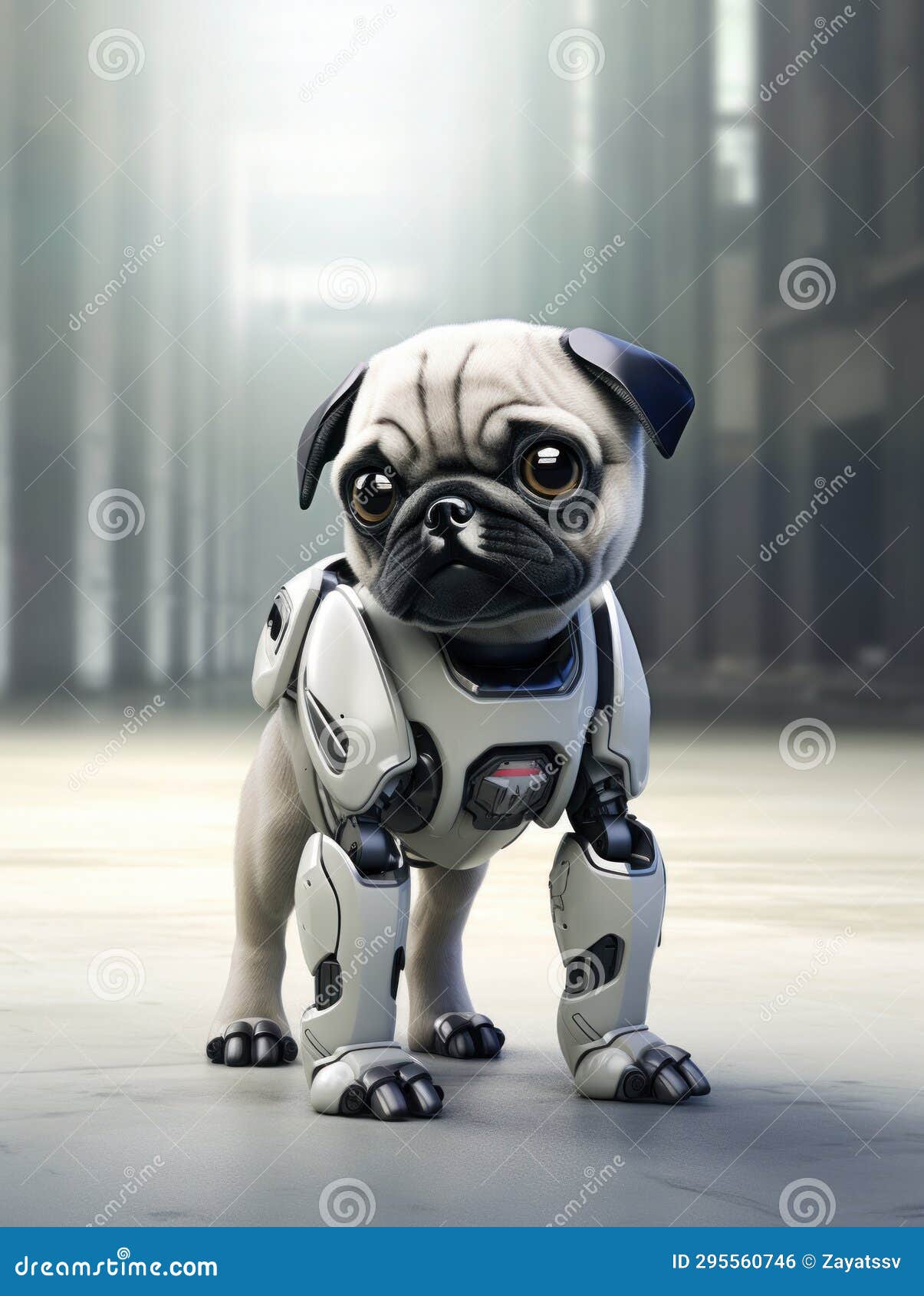 Robot Dog Pet Closeup Indoor Stock Photo - Image of mechanical ...