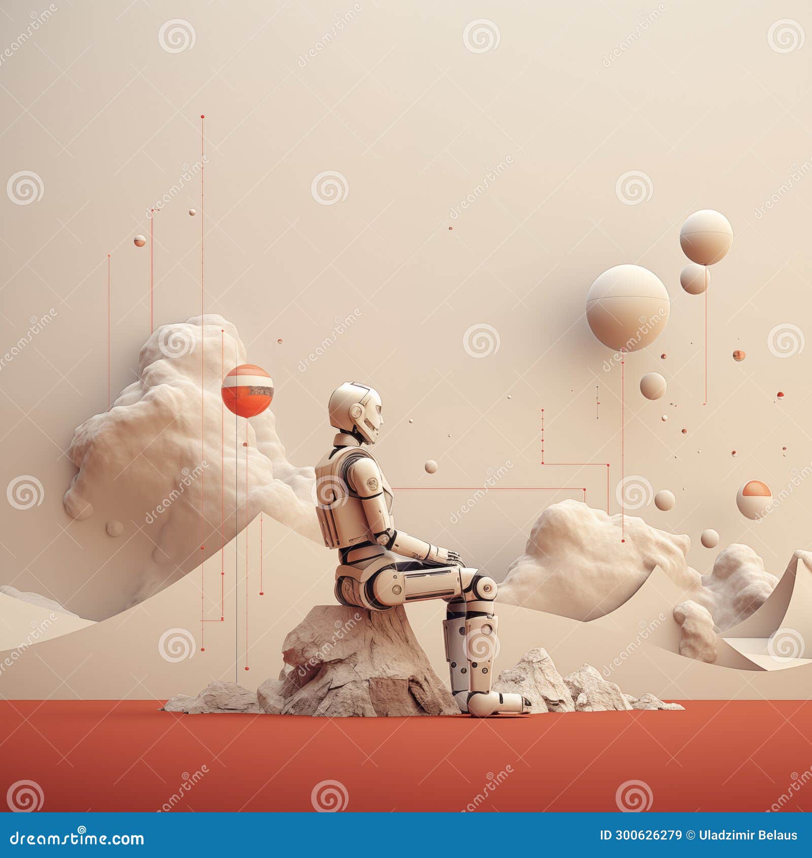 A Robot Dreaming of an Artificial World Created by Artificial ...