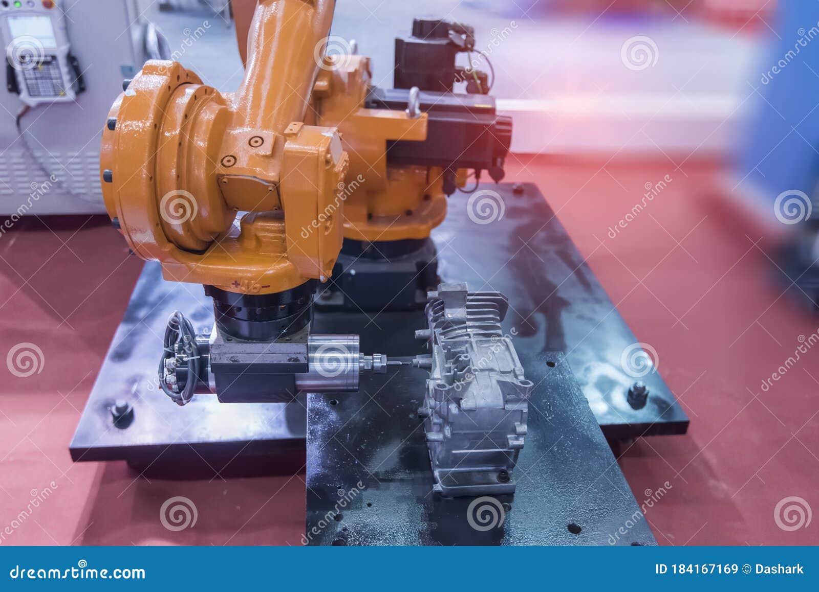 Robot Drilling Machine Drill Stock Image - Image of manufacturing ...