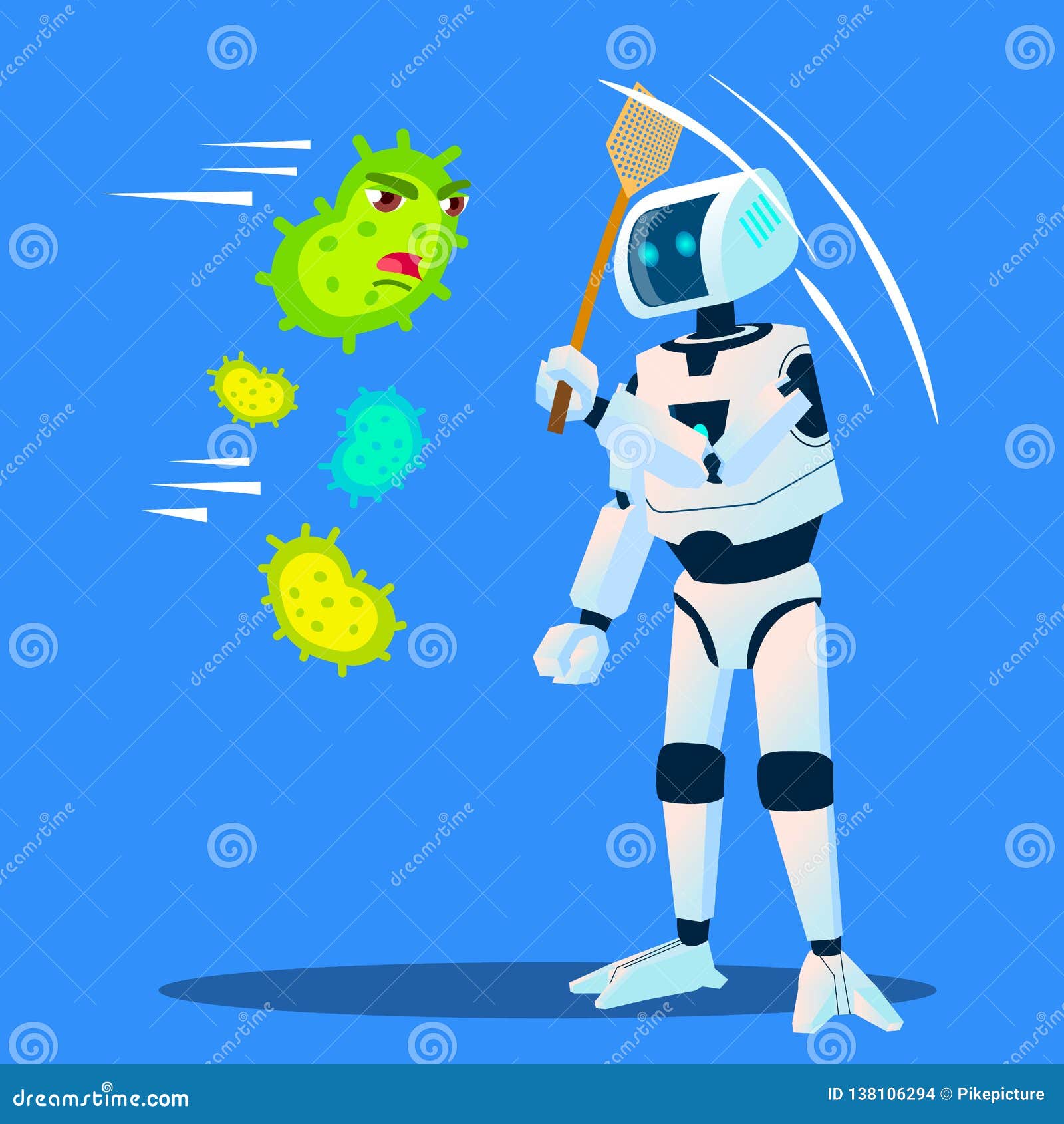 A Robot Drives On The Sidewalk With An Electric Scooter Stock ...