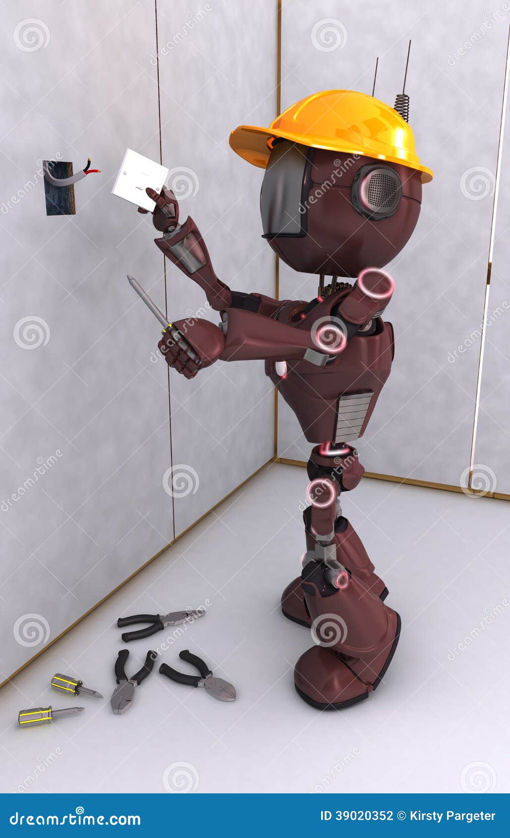 Electrical Contractor Service Banner Use Square Layout With Dark Blue ...