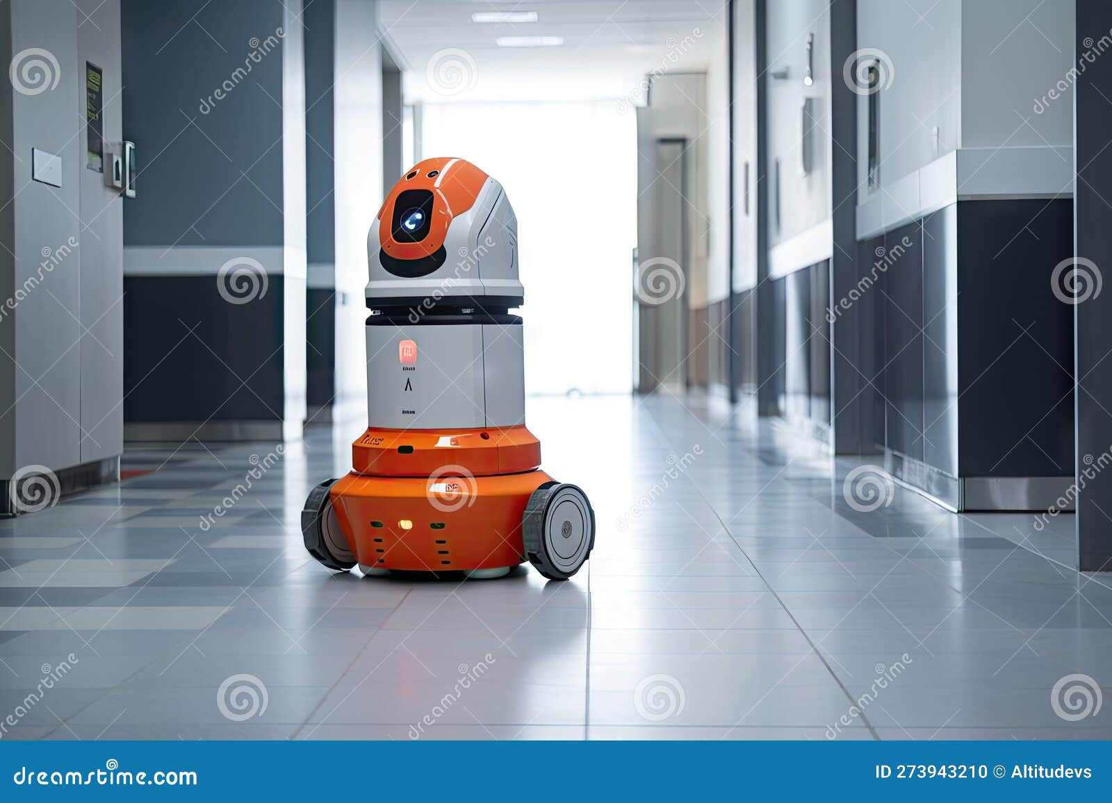 Robot with Emergency Stop Button for Maximum Safety during Operation ...