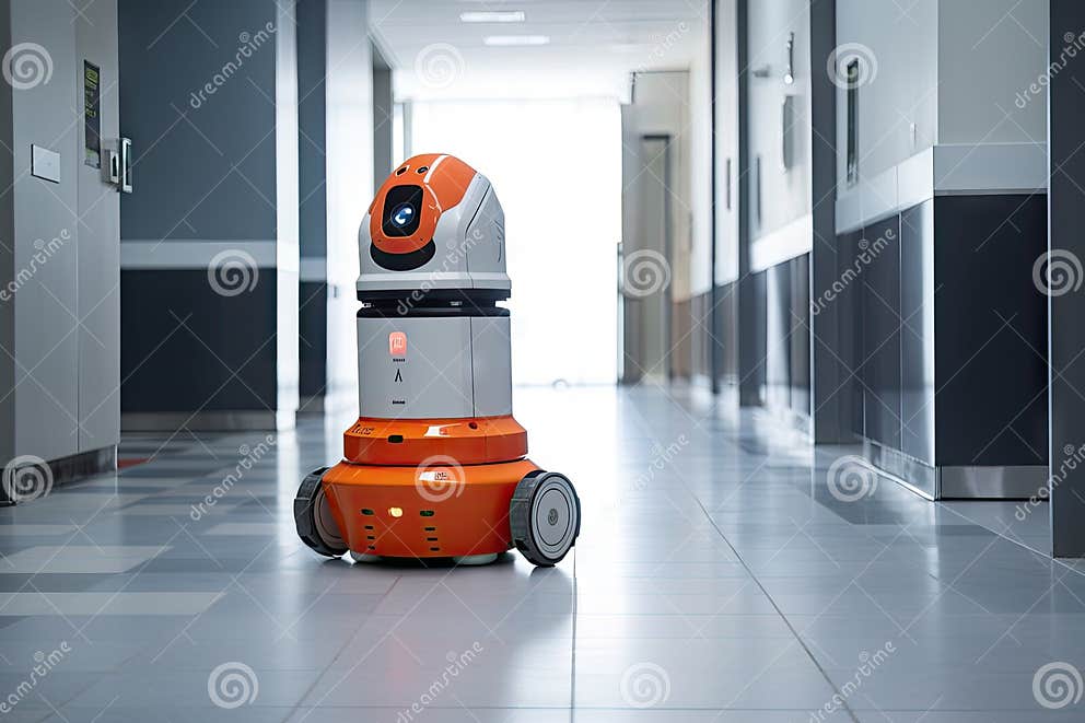 Robot with Emergency Stop Button for Maximum Safety during Operation ...