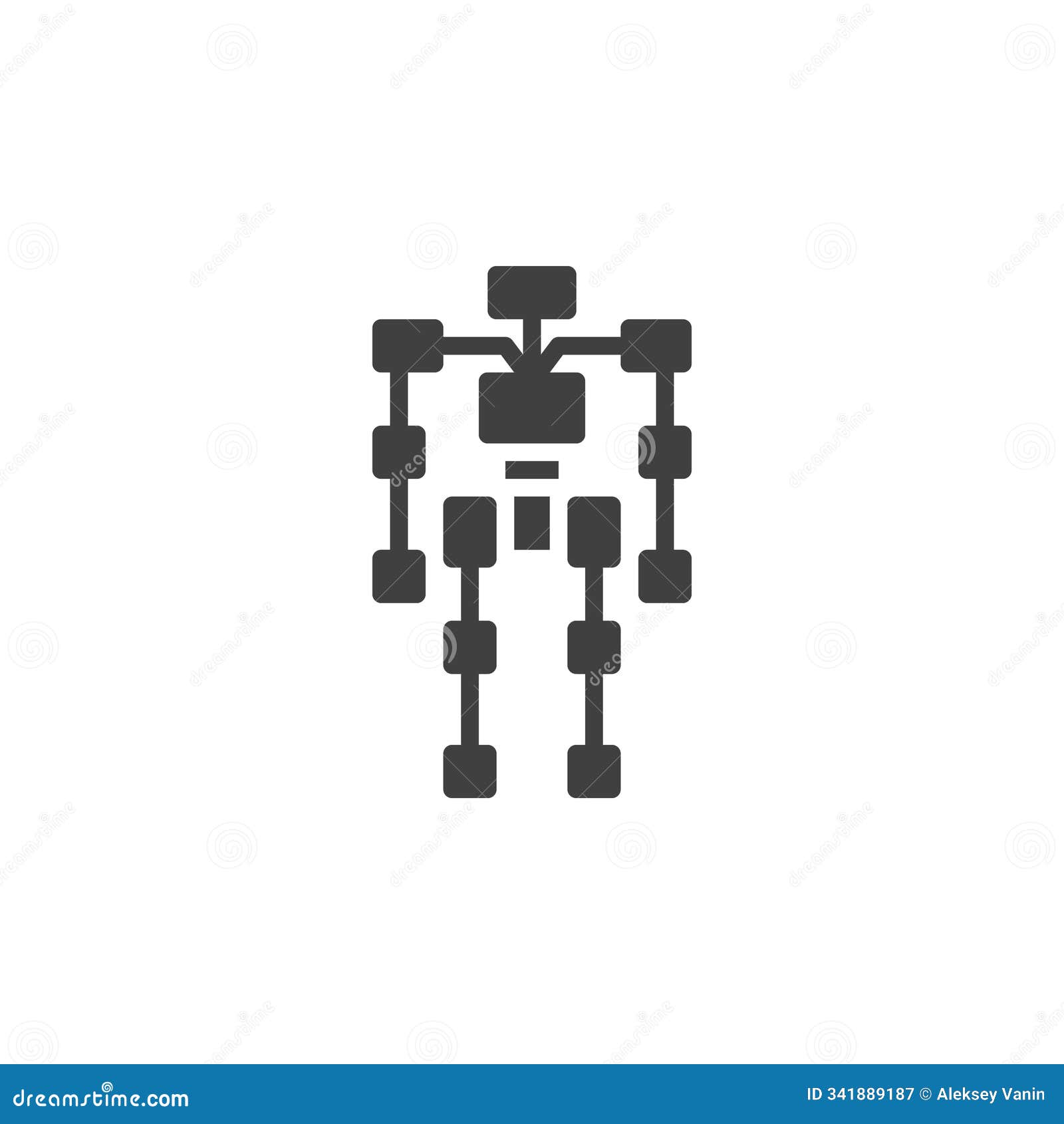 Exoskeleton Vector Icon On White Background. Flat Vector Exoskeleton ...