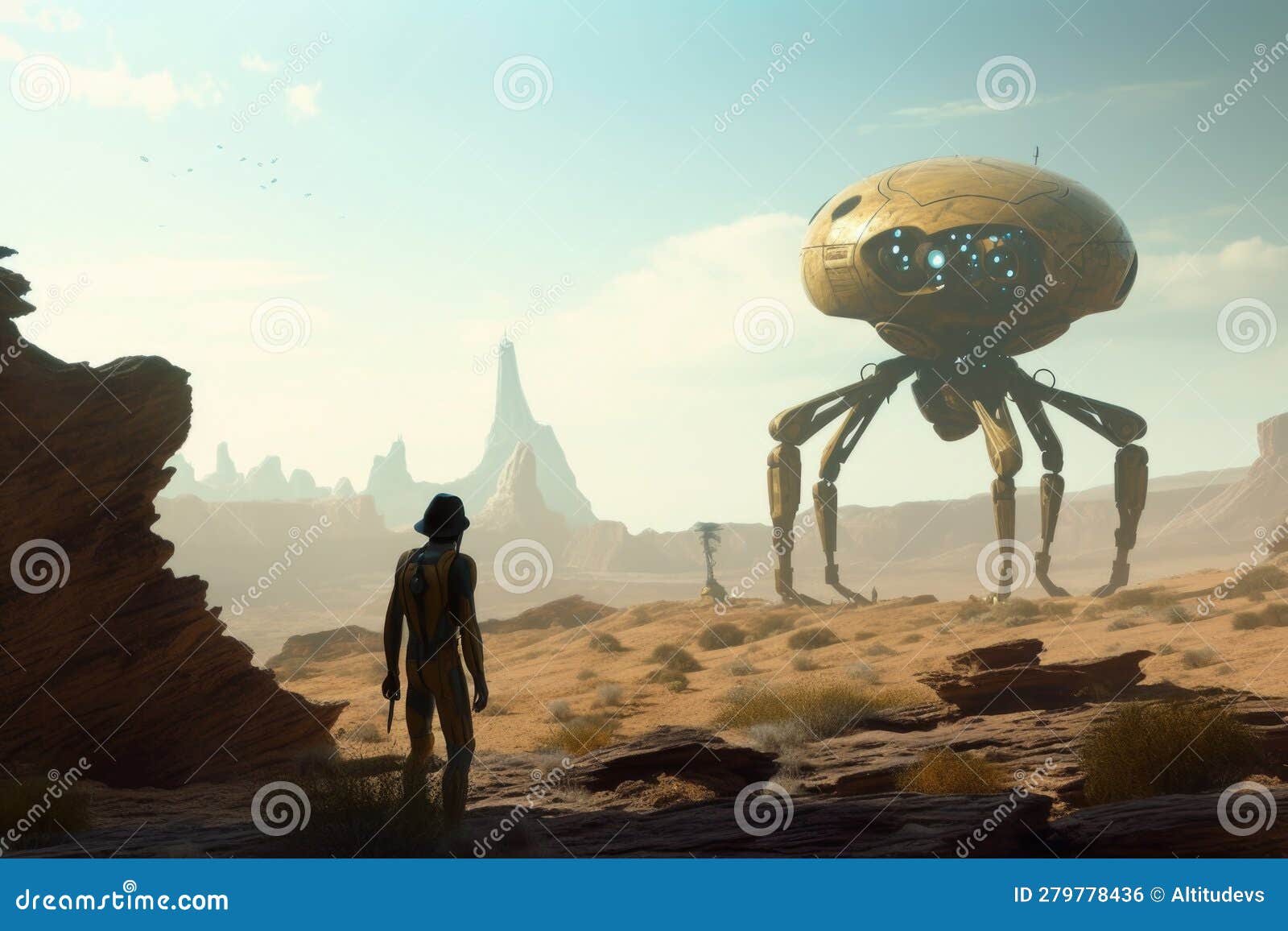 Exploring An Alien Planetary System, Generative Ai Illustration, These ...