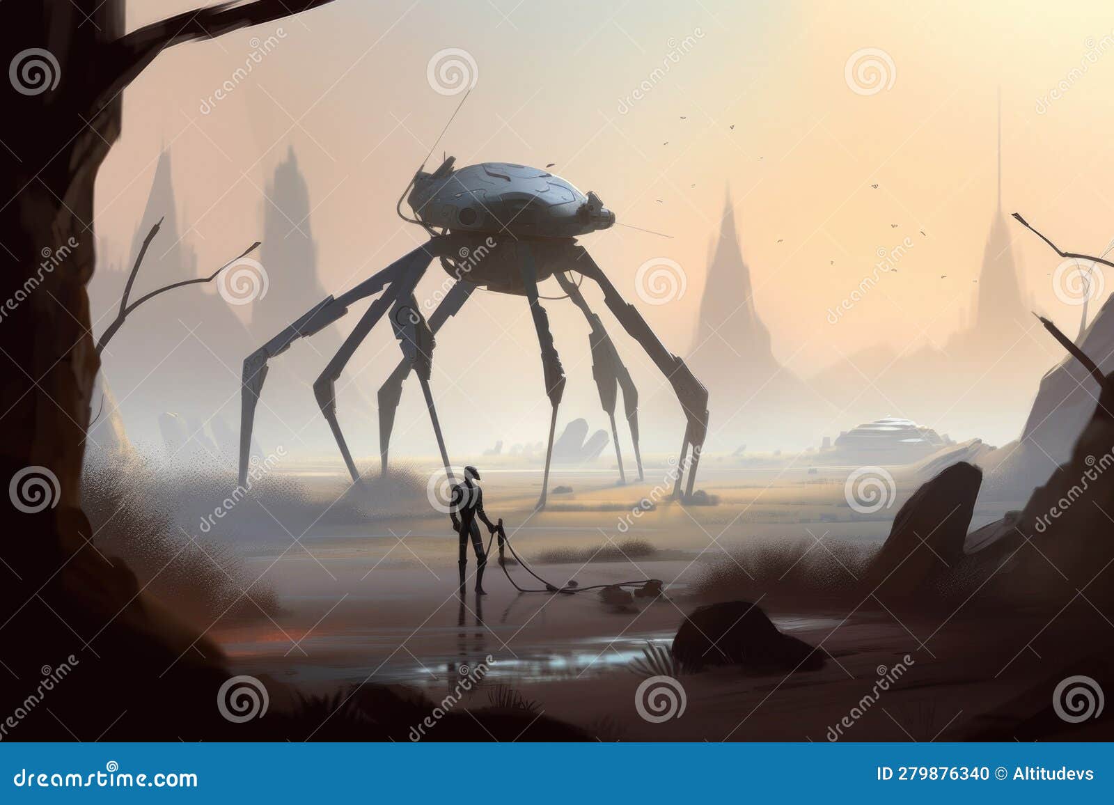 Exploring An Alien Planetary System, Generative Ai Illustration, These ...