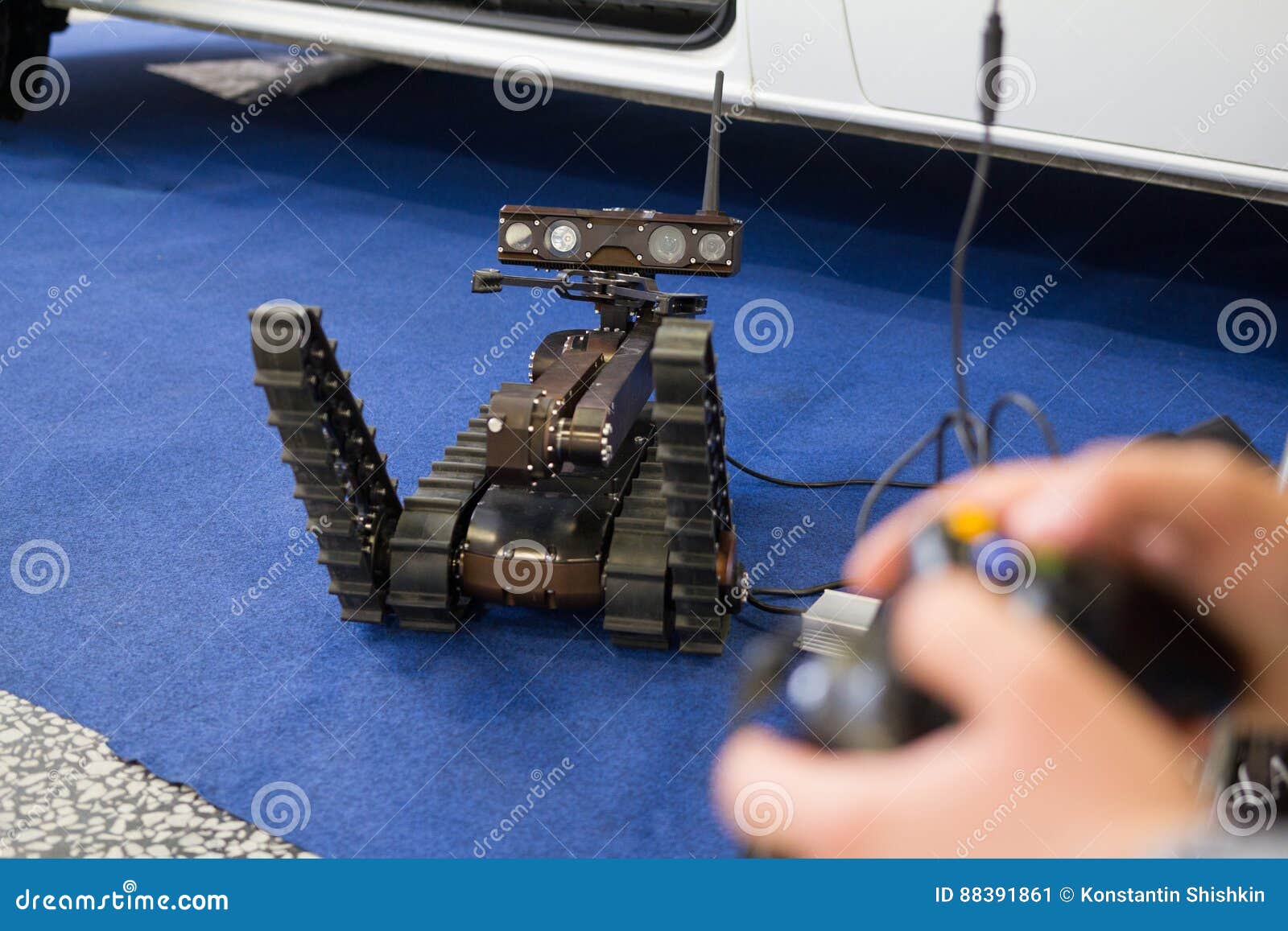 Robot for the Explosions Discovery and Searching on the Remote Control ...