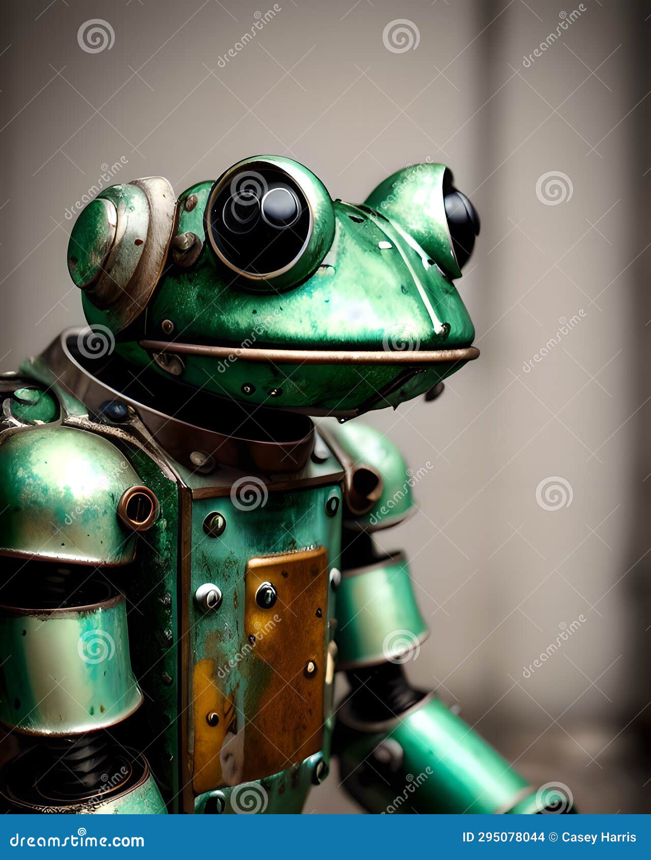 Robot frog stock illustration. Illustration of figurine - 295078044