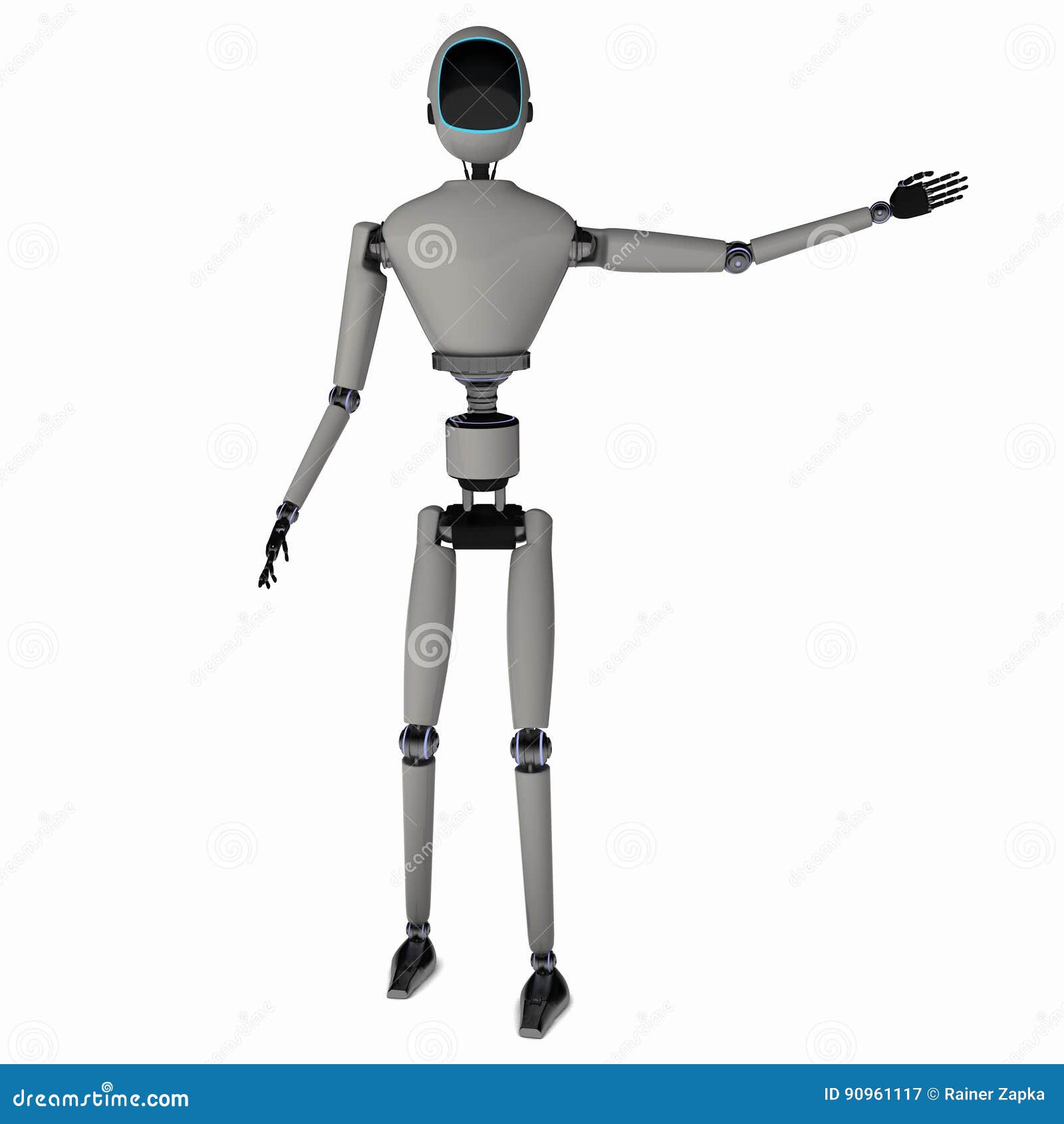 Robot stock illustration. Illustration of digital, screen - 90961117