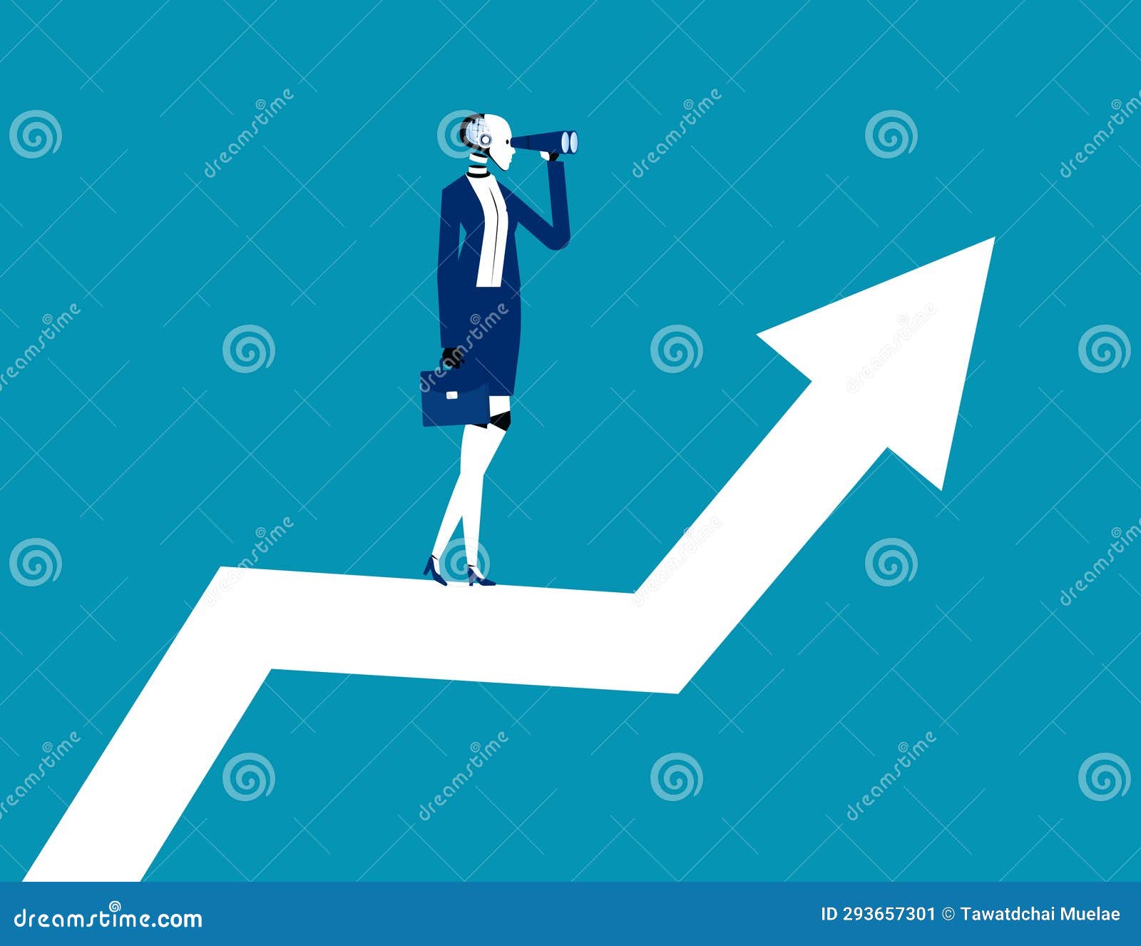 Robot and Future Development Plan. Business Artificial Intelligence ...