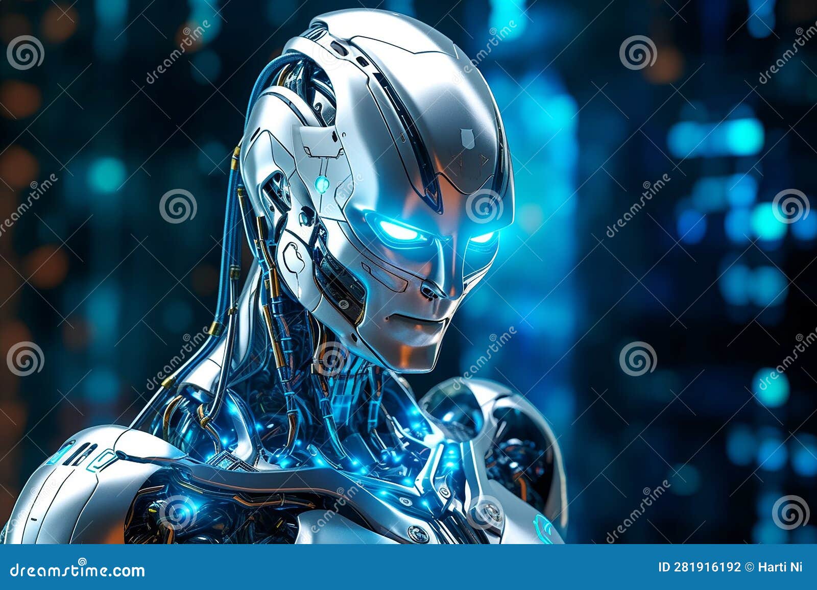 Robot Futurista Con Tecnología Avanzada Enfocado En Realizar ... Robot Futurista Con Tecnología Avanzada Enfocado En Realizar ...
