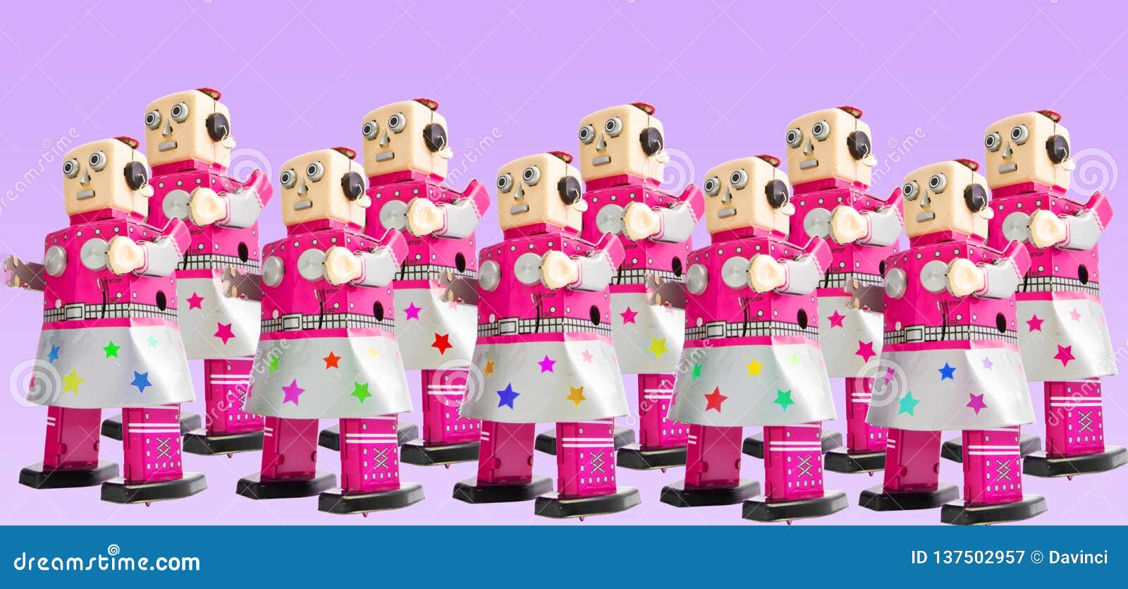 Robot girl power concept stock image. Image of play - 137502957